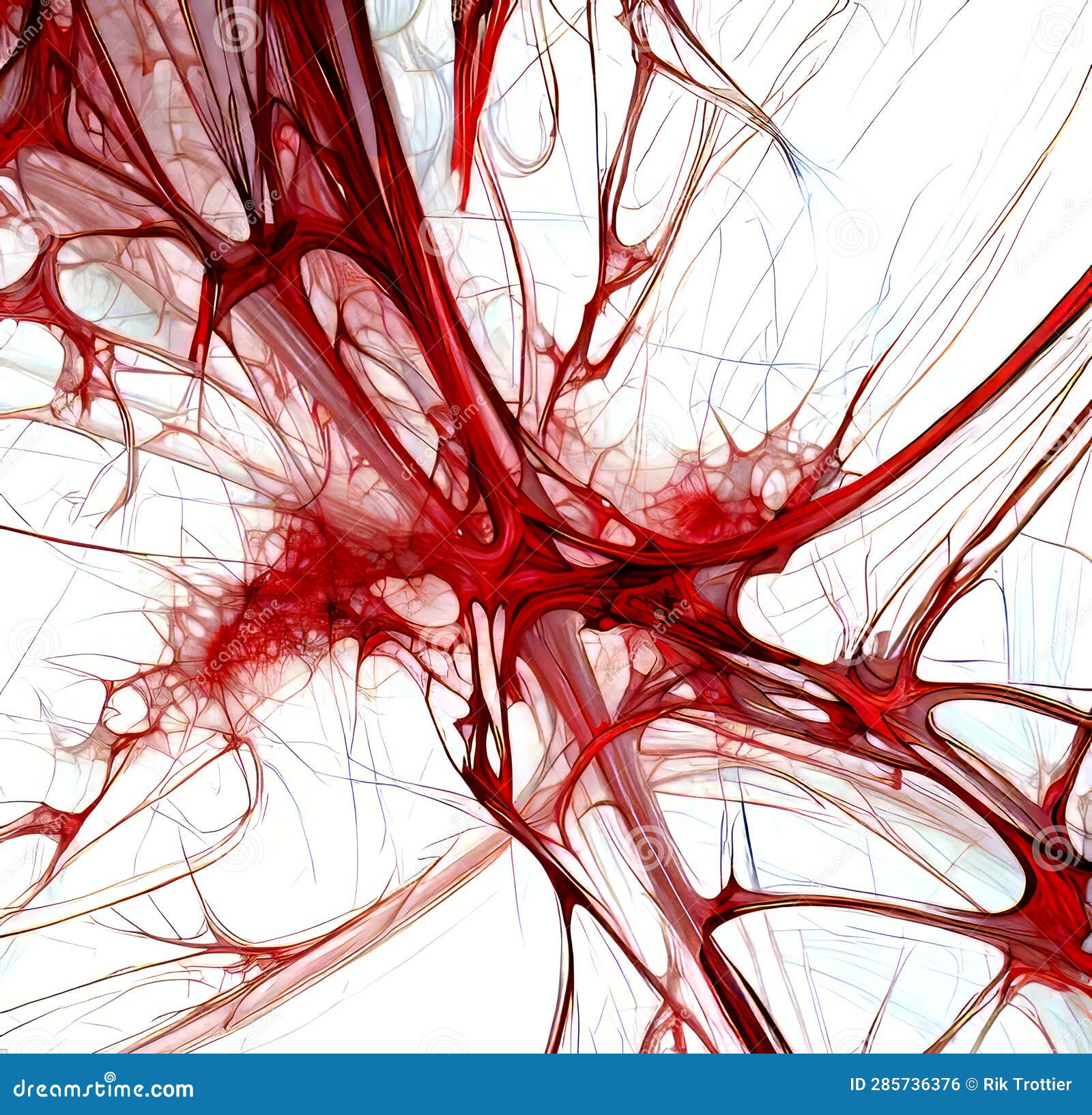 Red Ink Abstract Splash on White Back Ground Stock Illustration ...