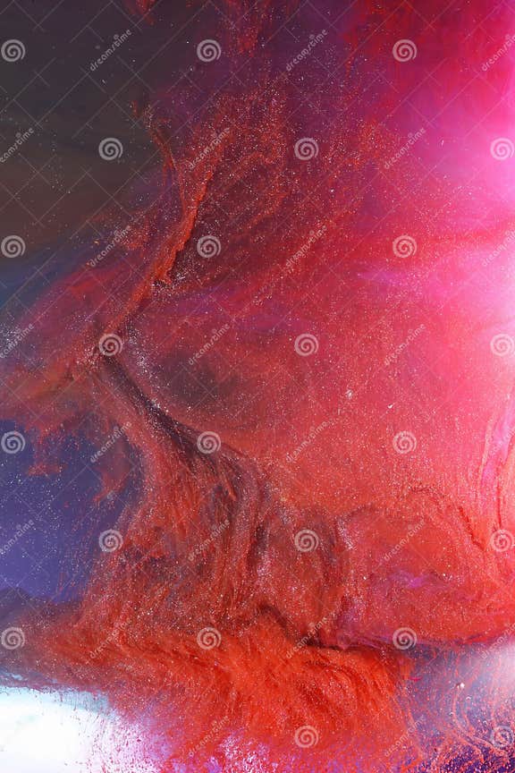 Red ink cloud abstract stock image. Image of blend, white - 3678441