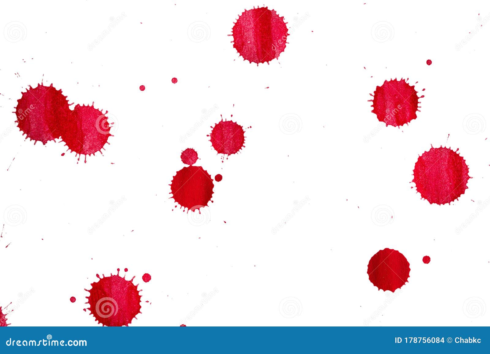 Red Ink drop splash stock illustration. Illustration of decoration ...