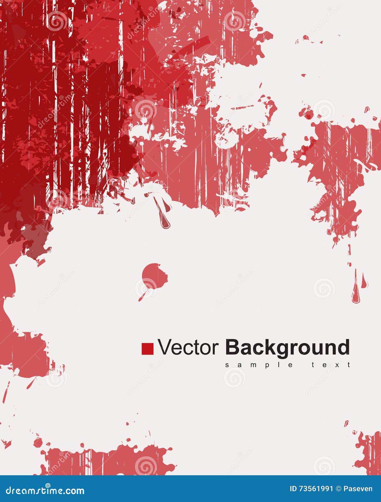 Red ink splashes stock vector. Illustration of spatter - 73561991