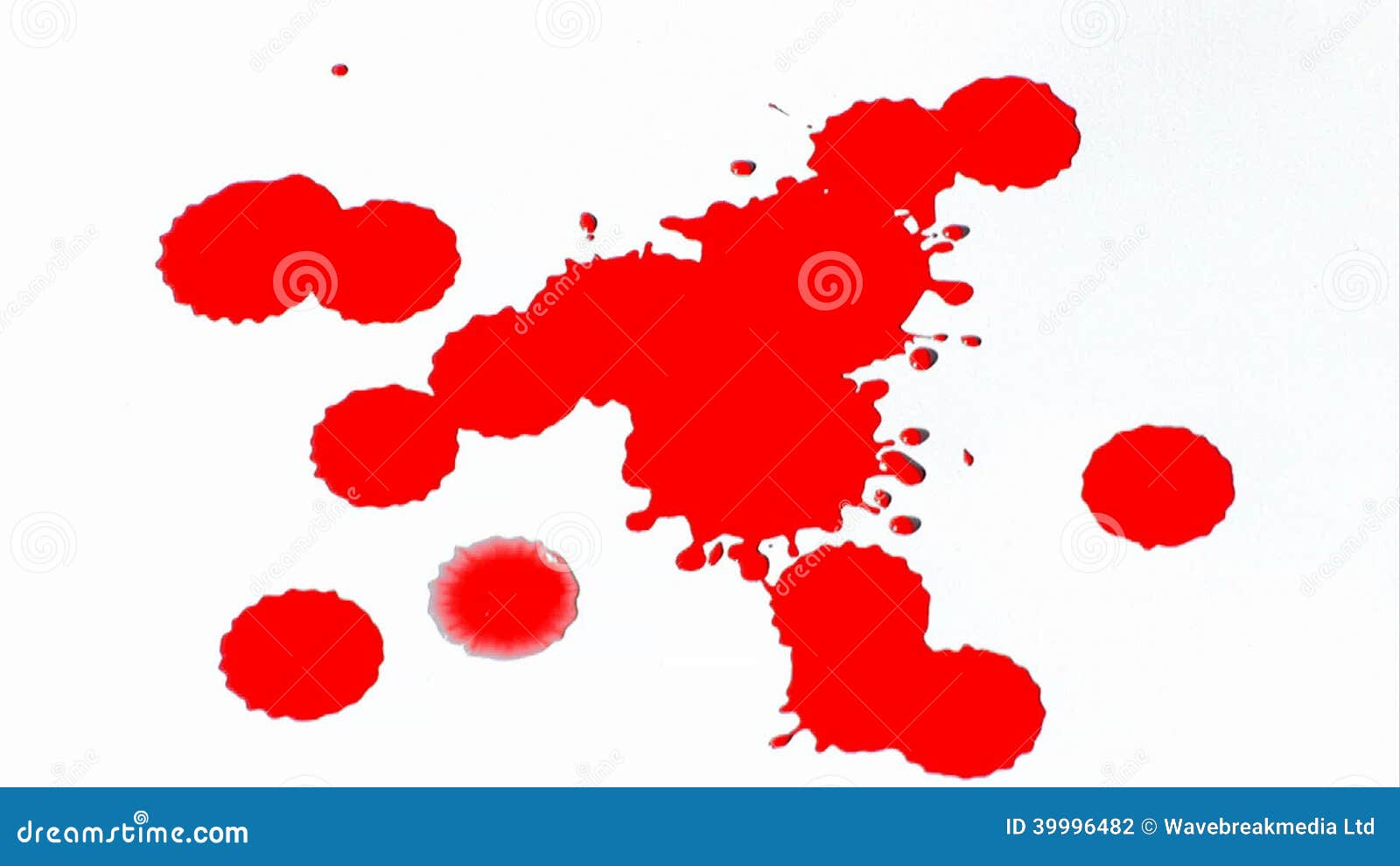 Red Ink Splatter stock footage. Video of watercolor, abstract - 39996482