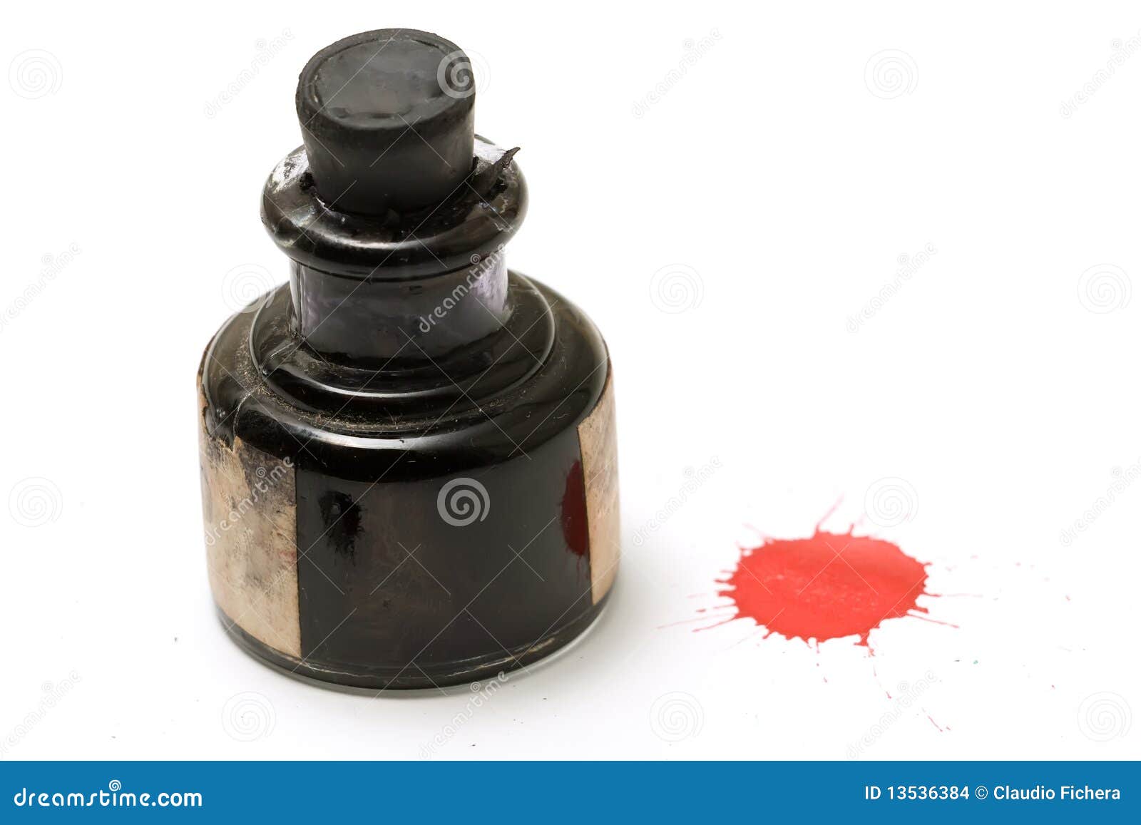 Red ink spot stock photo. Image of drops, spots, inks - 13536384