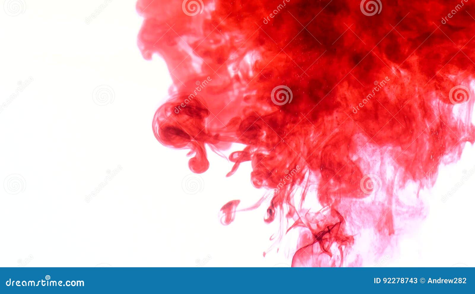Red ink in water. Abstract stock image. Image of fresh - 92278743