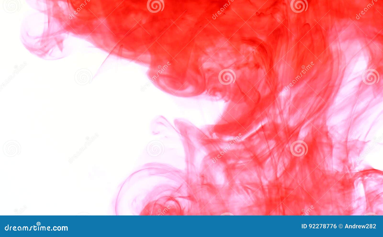 Red ink in water. Abstract stock photo. Image of flow - 92278776