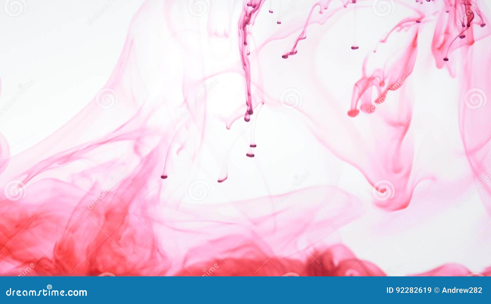 Red ink in water. Abstract stock image. Image of motion - 92282619