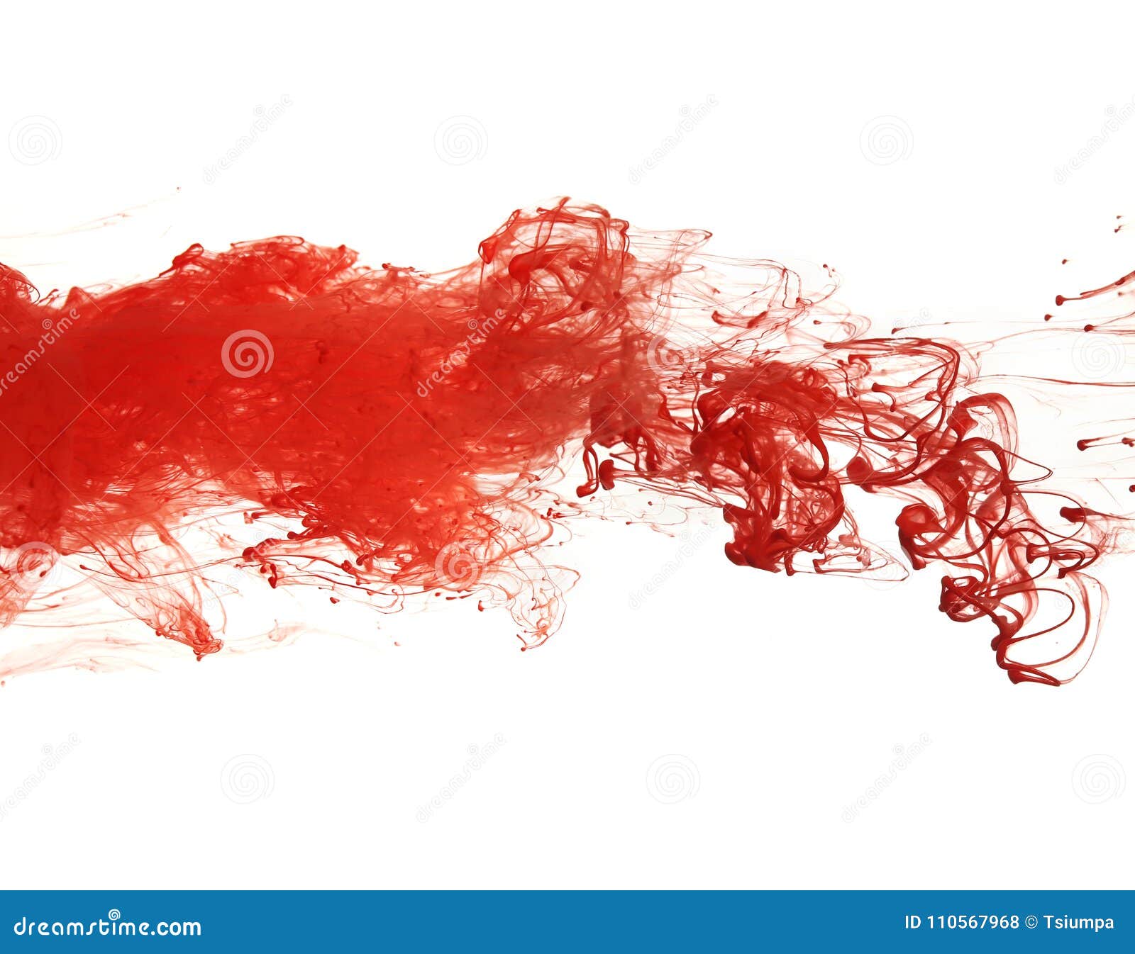 Red ink into the water stock photo. Image of structure - 110567968