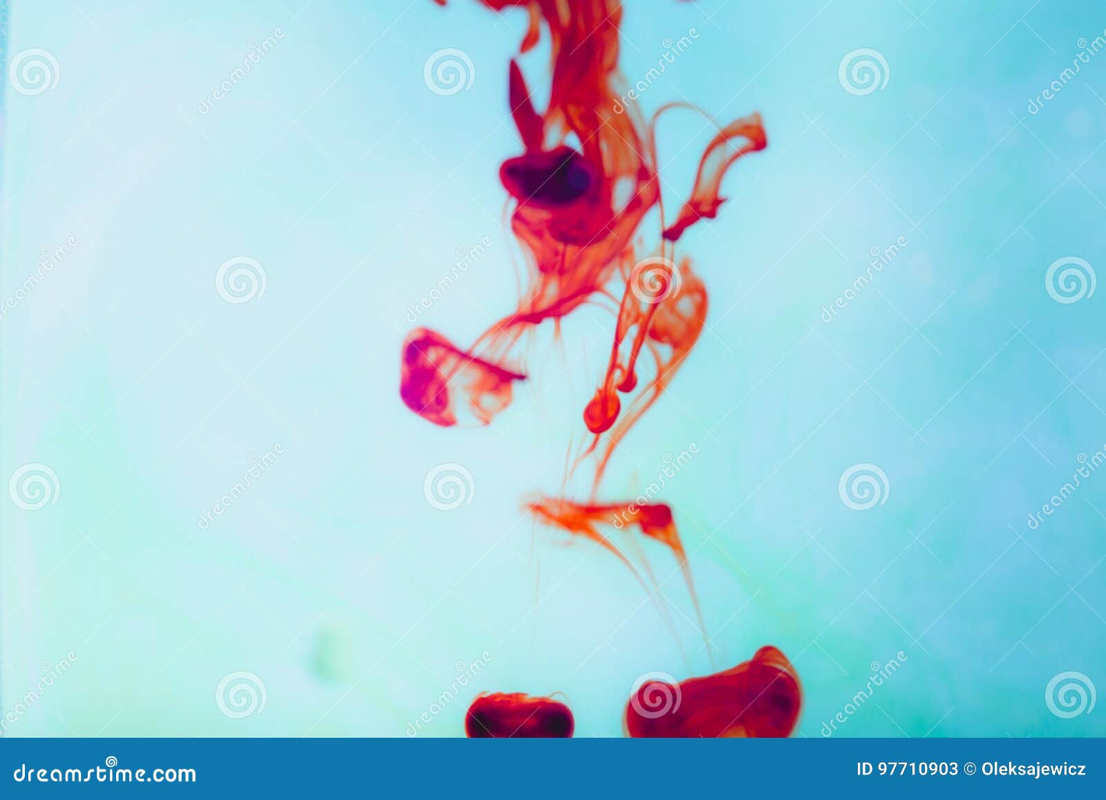 Red Ink in Water, Artistic Shot, Abstract Background Stock Image ...