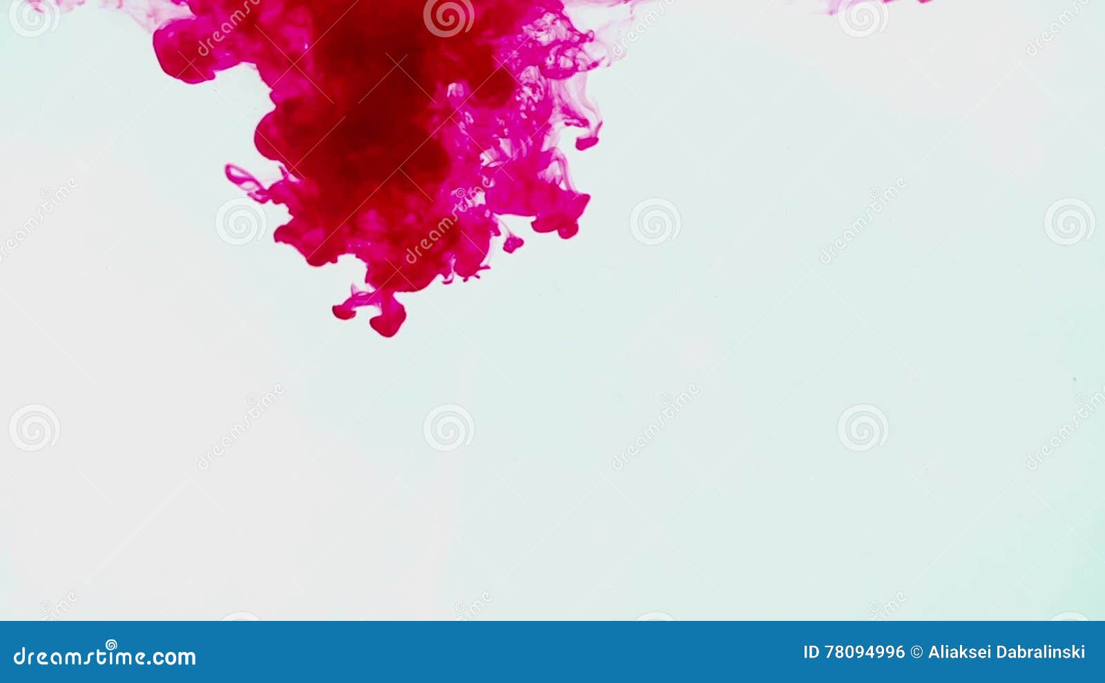 Red Ink on a White Background Stock Footage - Video of isolated, black ...