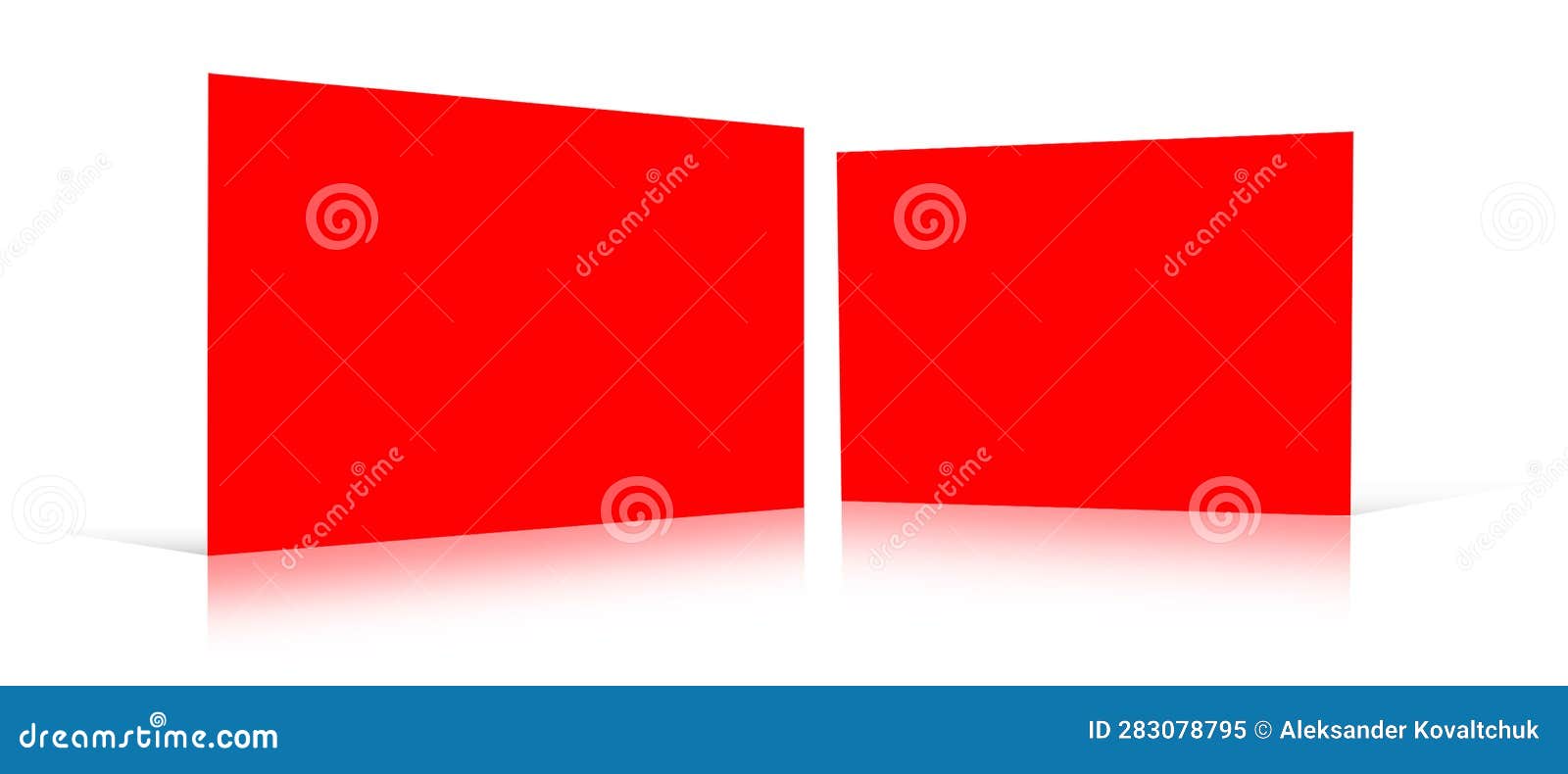Red Insert Report or Screenshoot Blank Template for Presentation ...