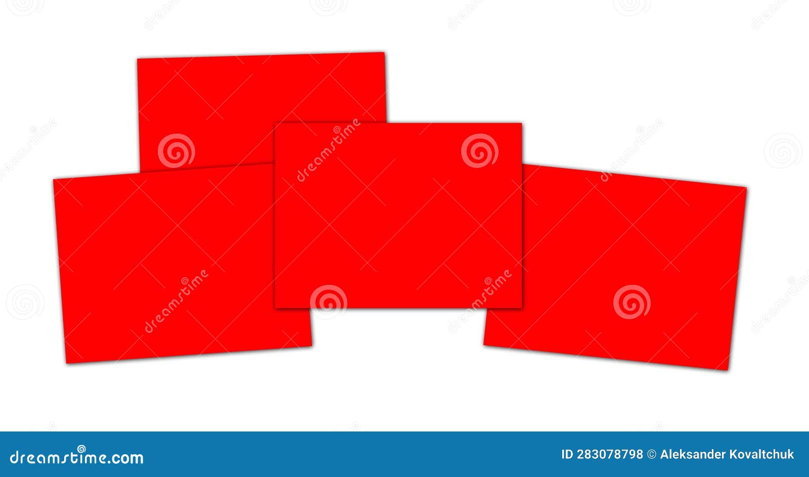 Red Insert Report or Screenshoot Blank Template for Presentation ...