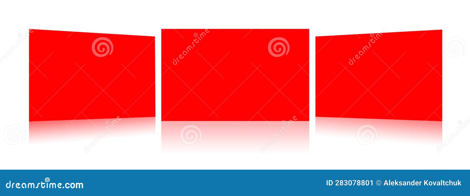 Red Insert Report or Screenshoot Blank Template for Presentation ...
