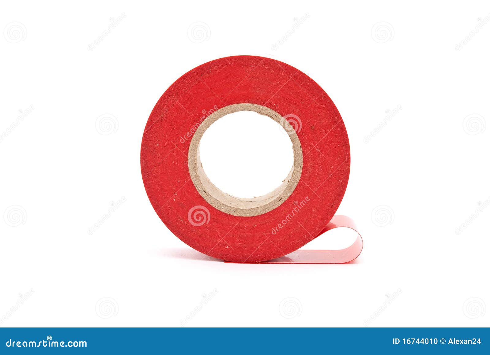 Red insulating tape stock photo. Image of rubber, sellotape - 16744010