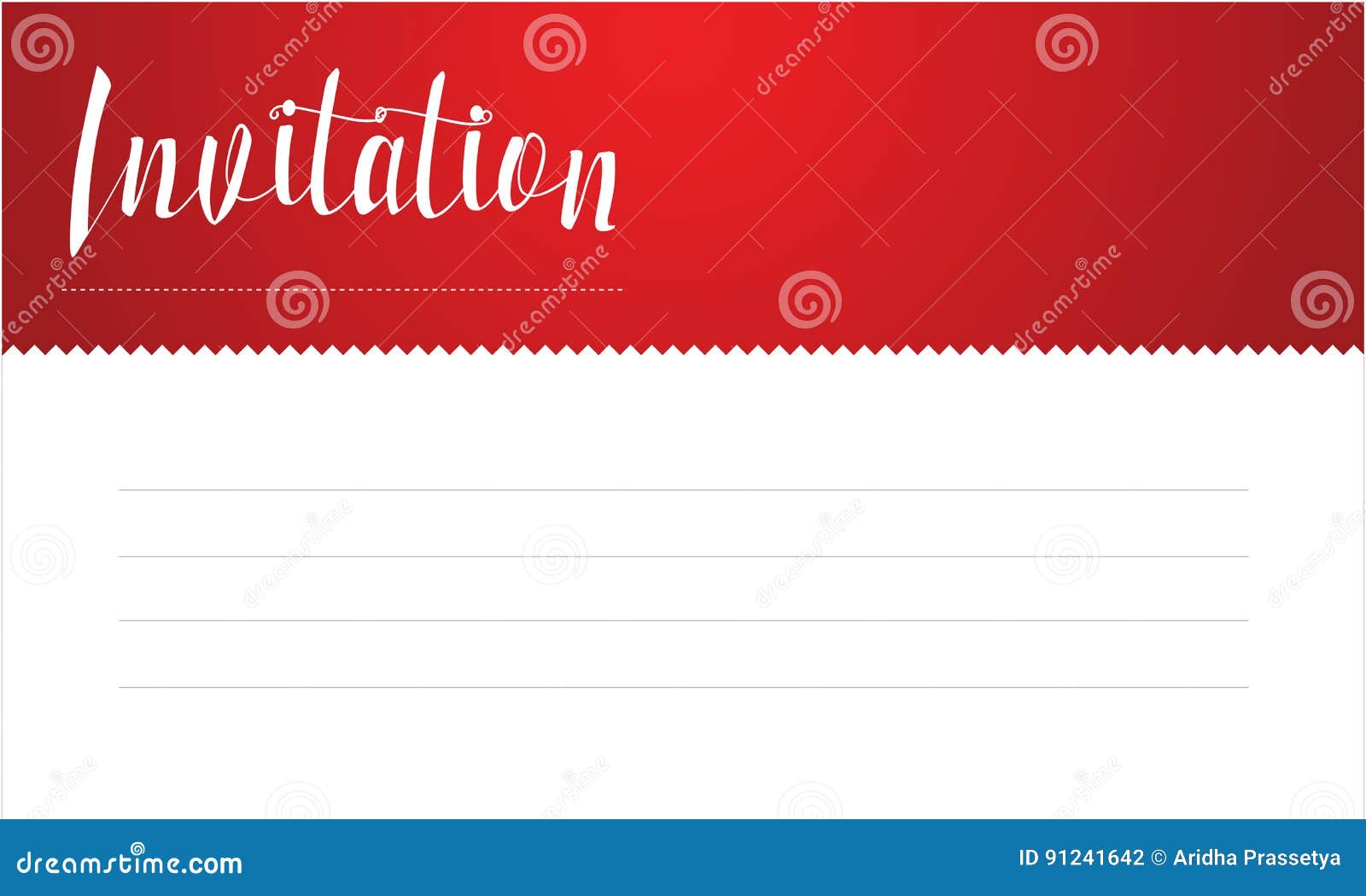 Red Invitation Card Style Collection Stock Vector - Illustration of ...