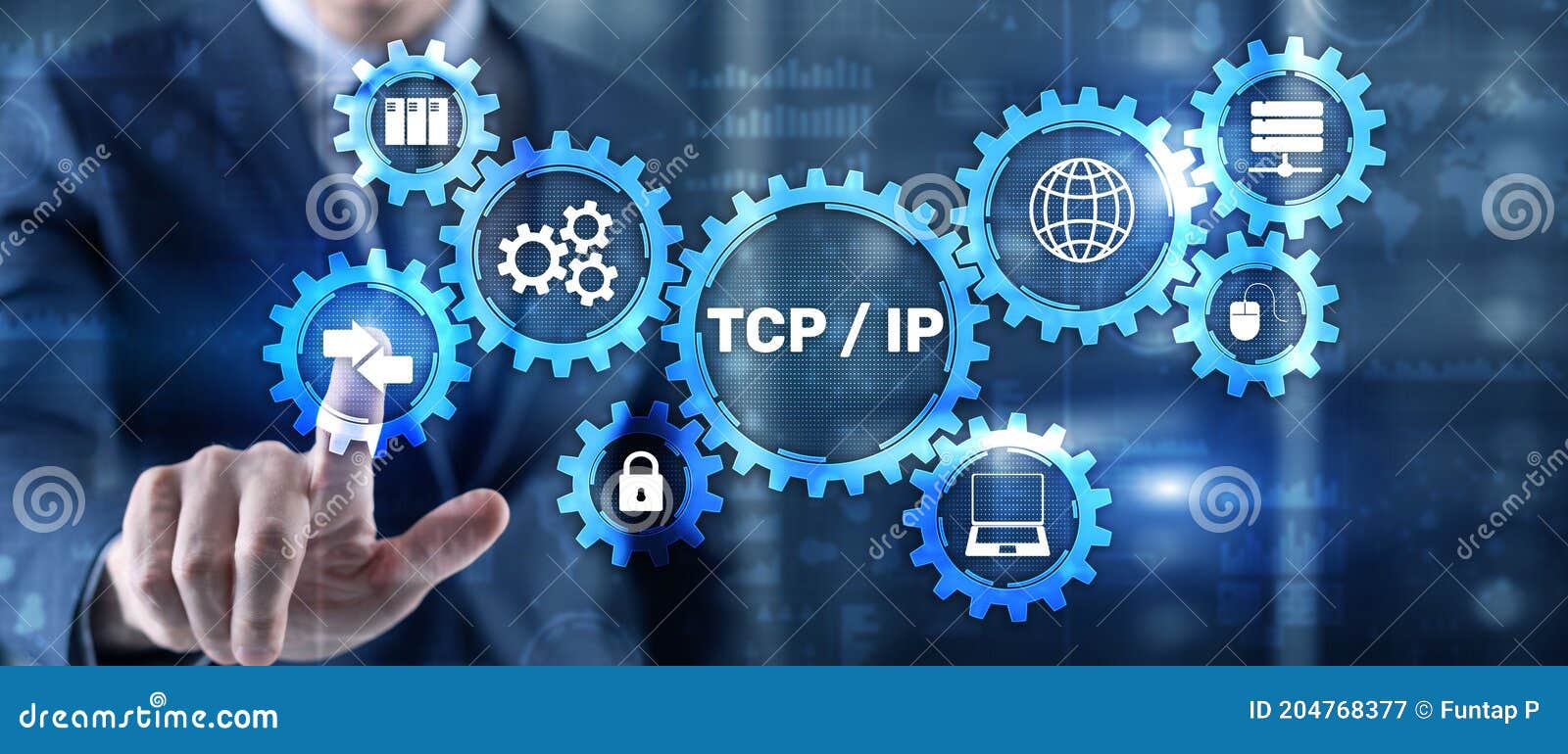 Red Ip Tcp. Protocolo De Control De Transmisión 2021. Imagen de archivo ...