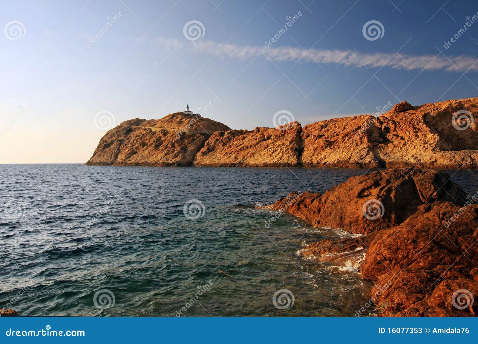 Red Island stock image. Image of yellow, holiday, tower - 16077353