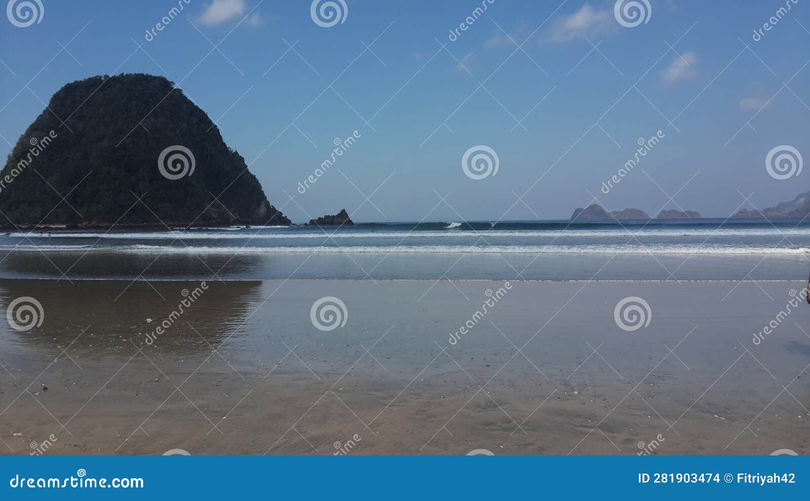 Red Island in Banyuwangi ,east Java Indonesia Stock Photo - Image of ...
