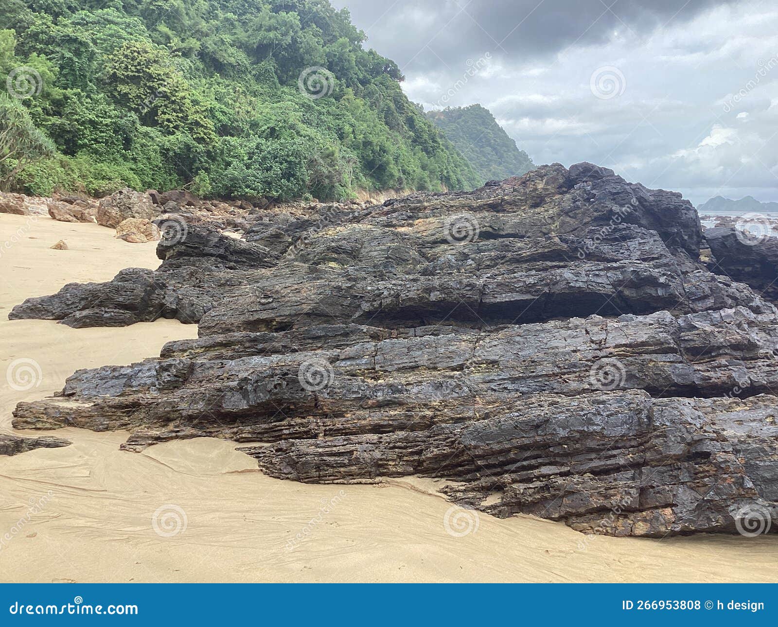 Red Island Beach in Banyuwangi is Java Stock Photo - Image of beach ...