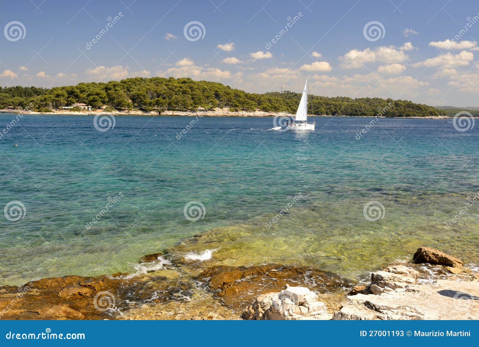 Red Island (Croatia) stock image. Image of balkan, archipelago - 27001193