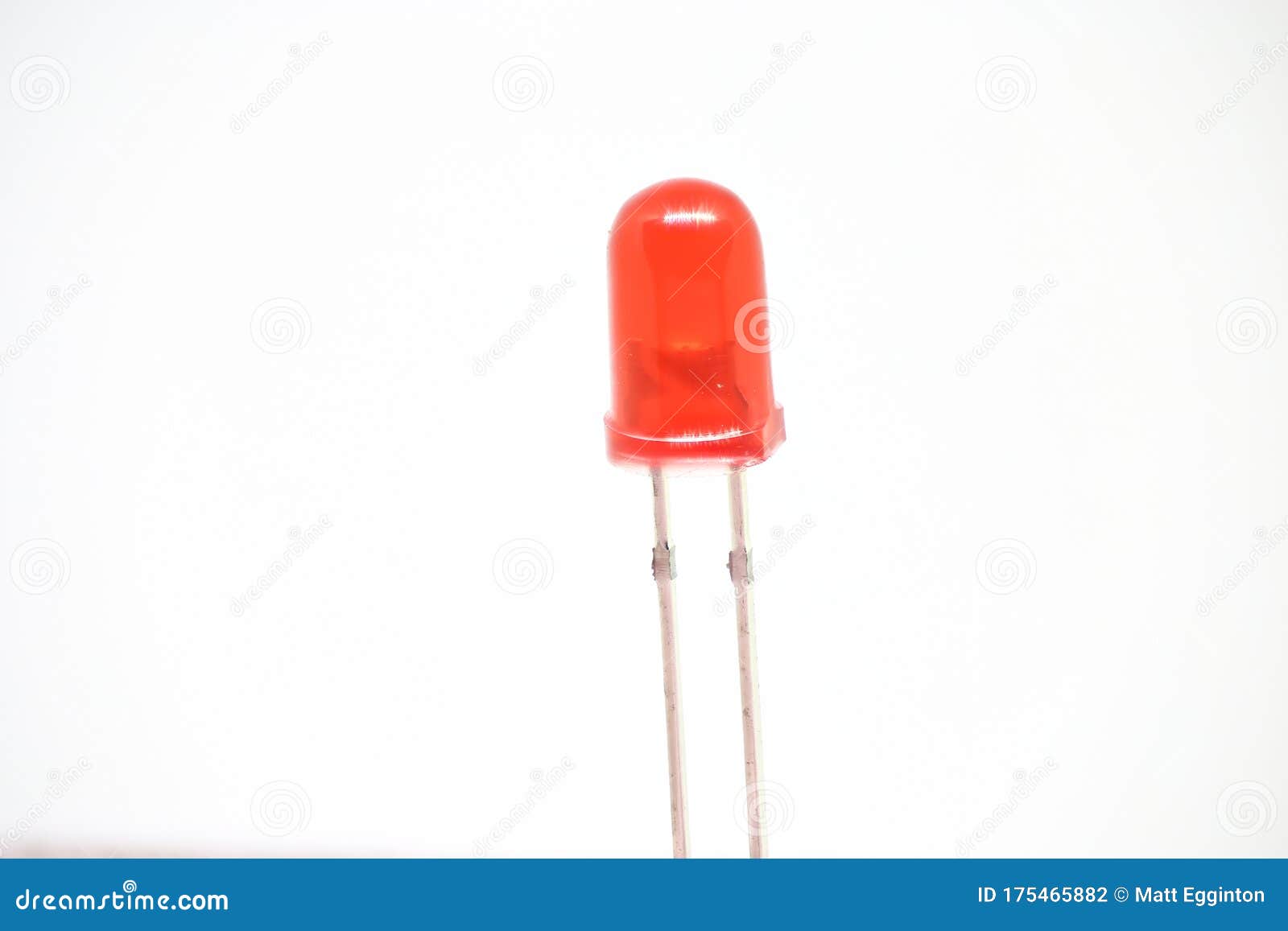Red Diode stock photo. Image of diode, semiconductor - 175465882