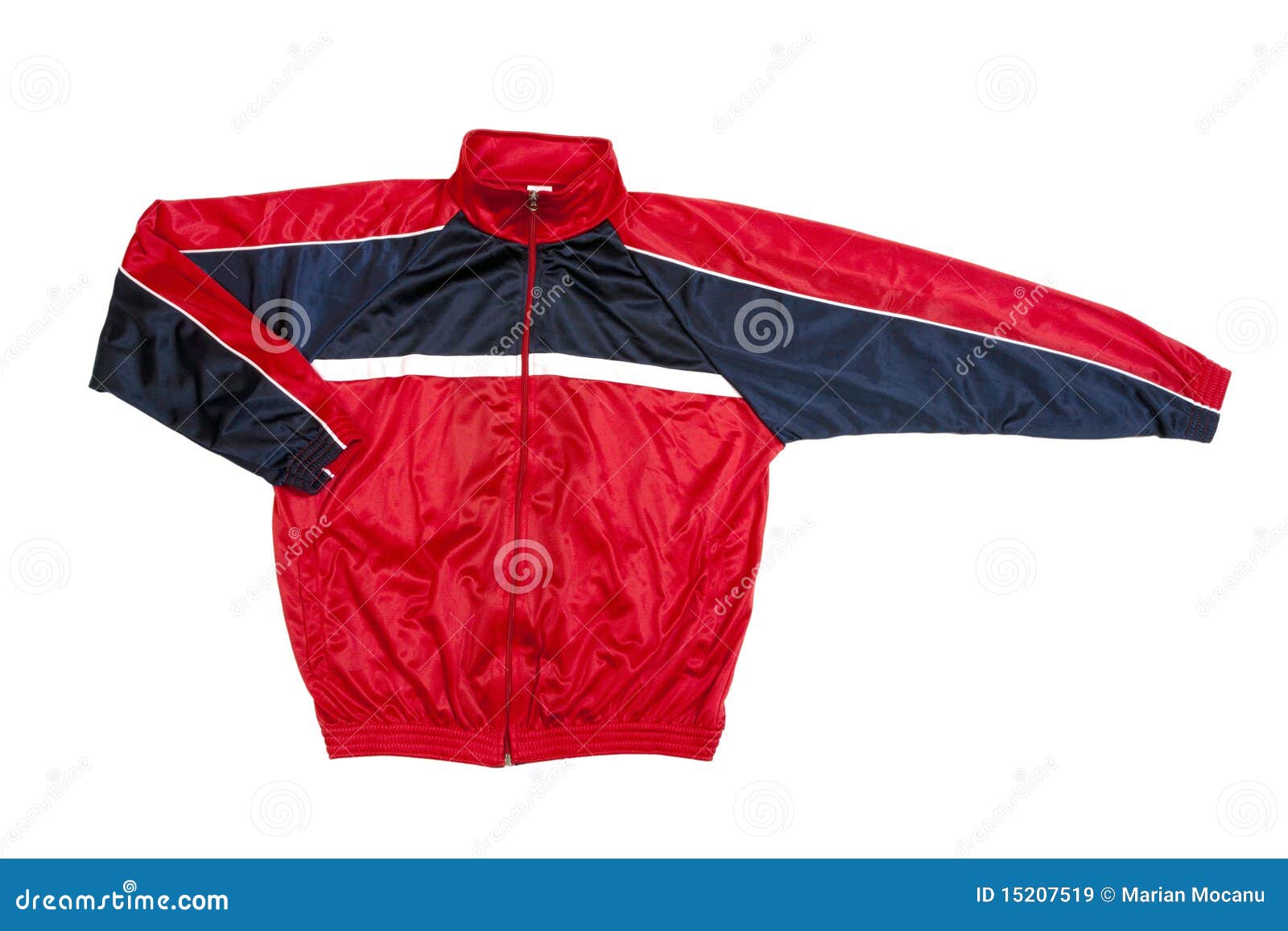 Red jacket stock image. Image of sales, wear, blue, garment - 15207519