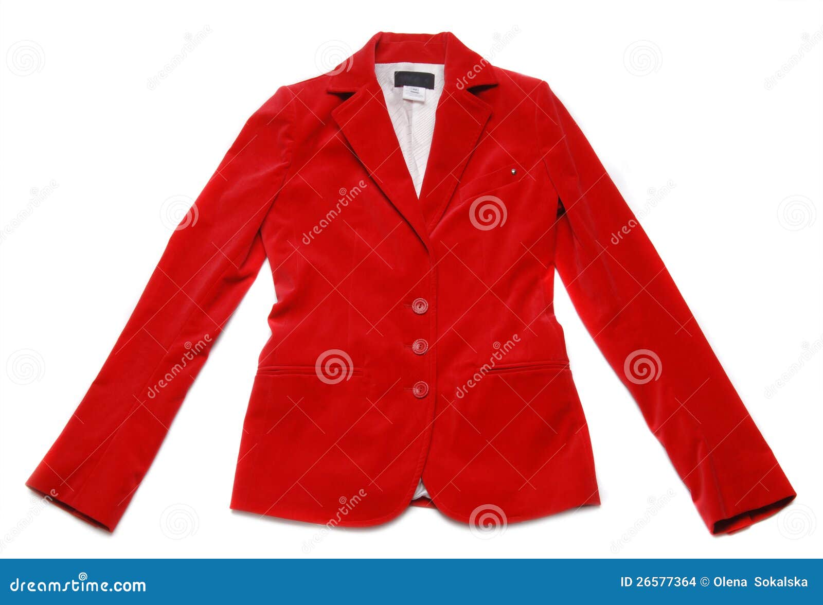 Red jacket stock photo. Image of jacket, isolated, fashion - 26577364