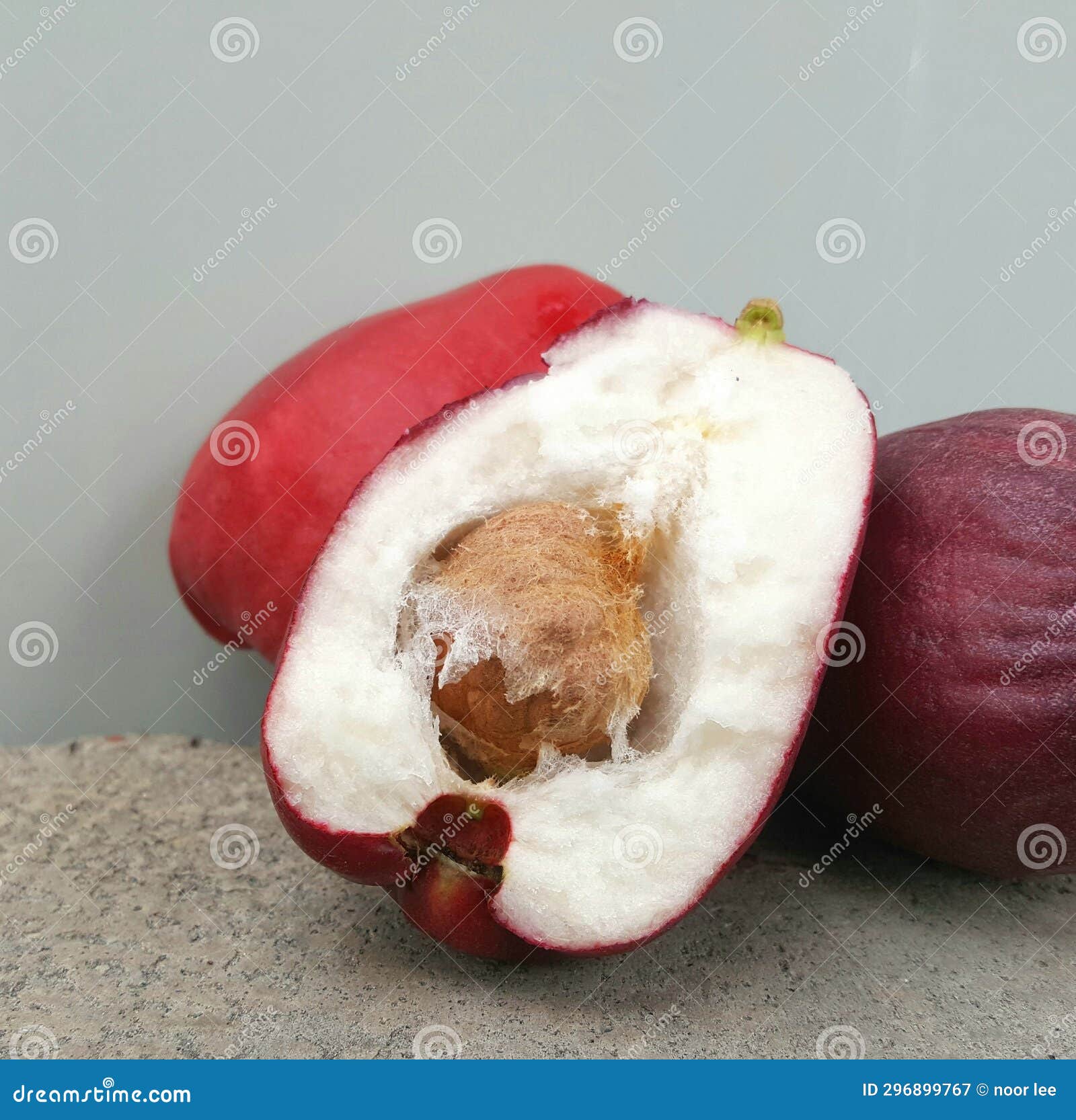 The red Jamaican guava stock image. Image of natural - 296899767