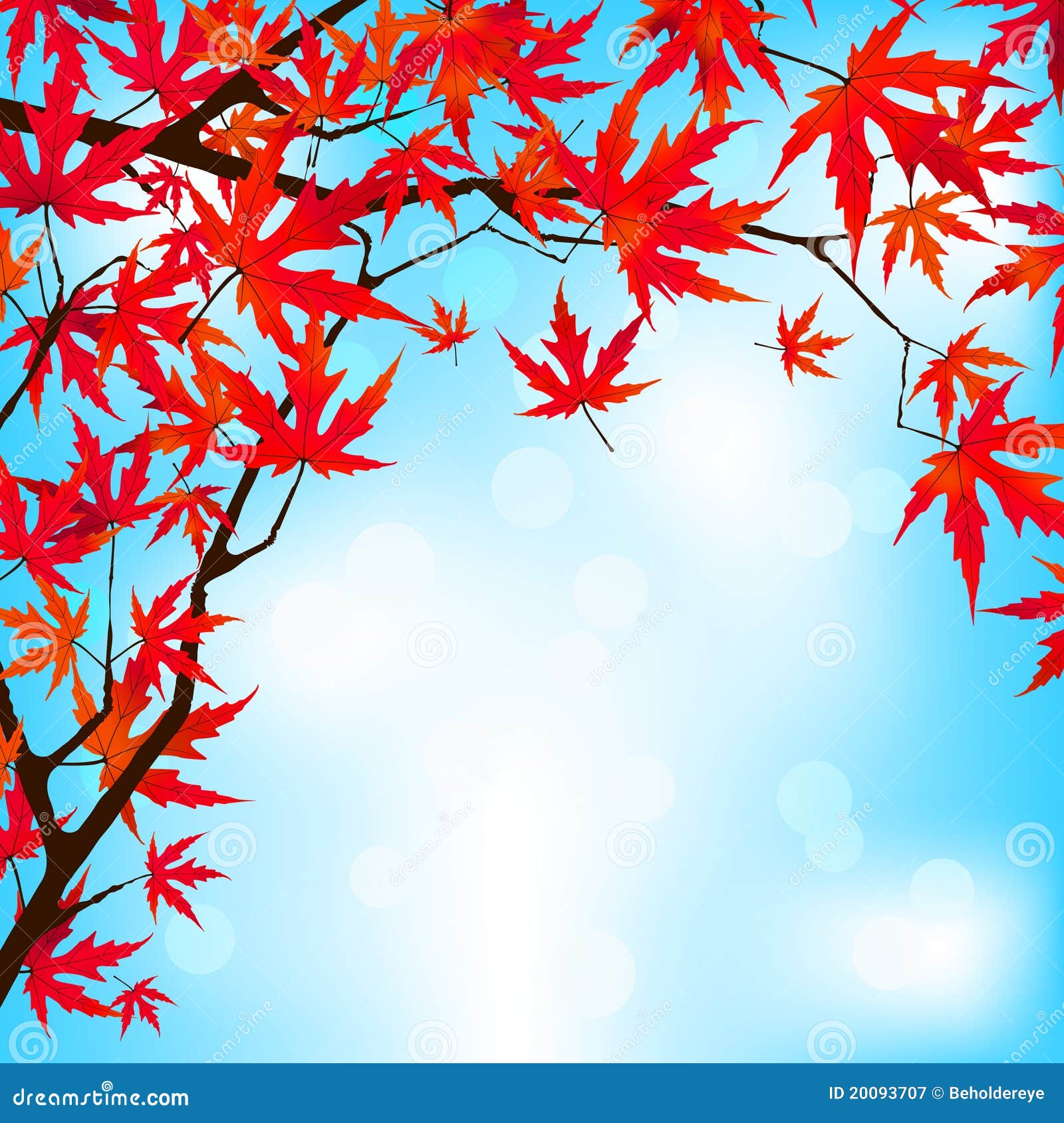 Red Japanese Maple Leaves And Fujiyama Mountain. Traditional Japanese ...