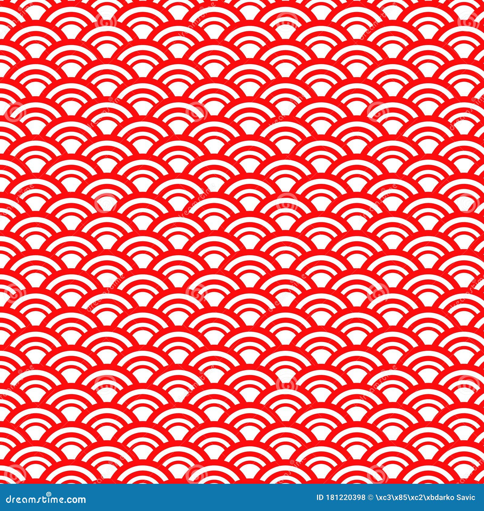 Red Japanese Pattern Vector Background Stock Vector - Illustration of ...