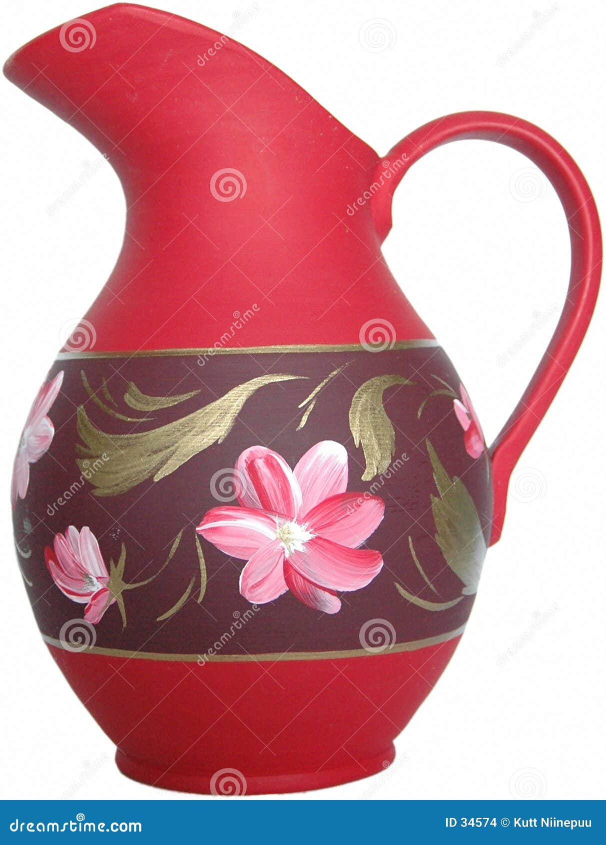 Red Jar stock photo. Image of beauty, empty, outline, object - 34574