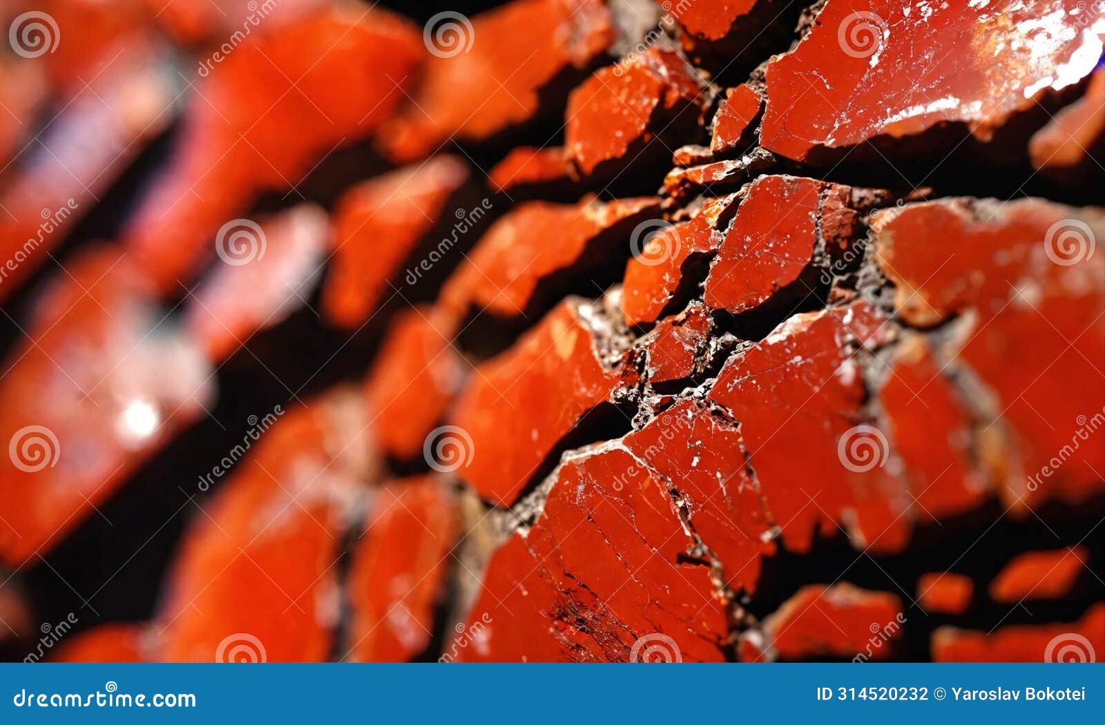Red Jasper Stone Wall Texture Brick Stock Illustration - Illustration ...