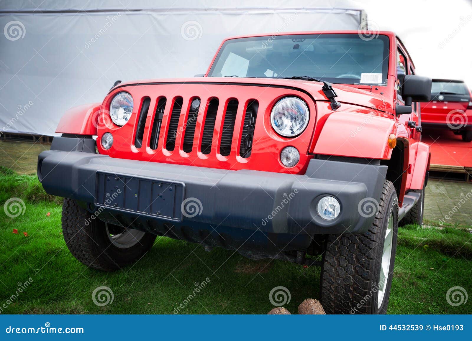 Red jeep stock image. Image of grand, power, view, racing - 44532539