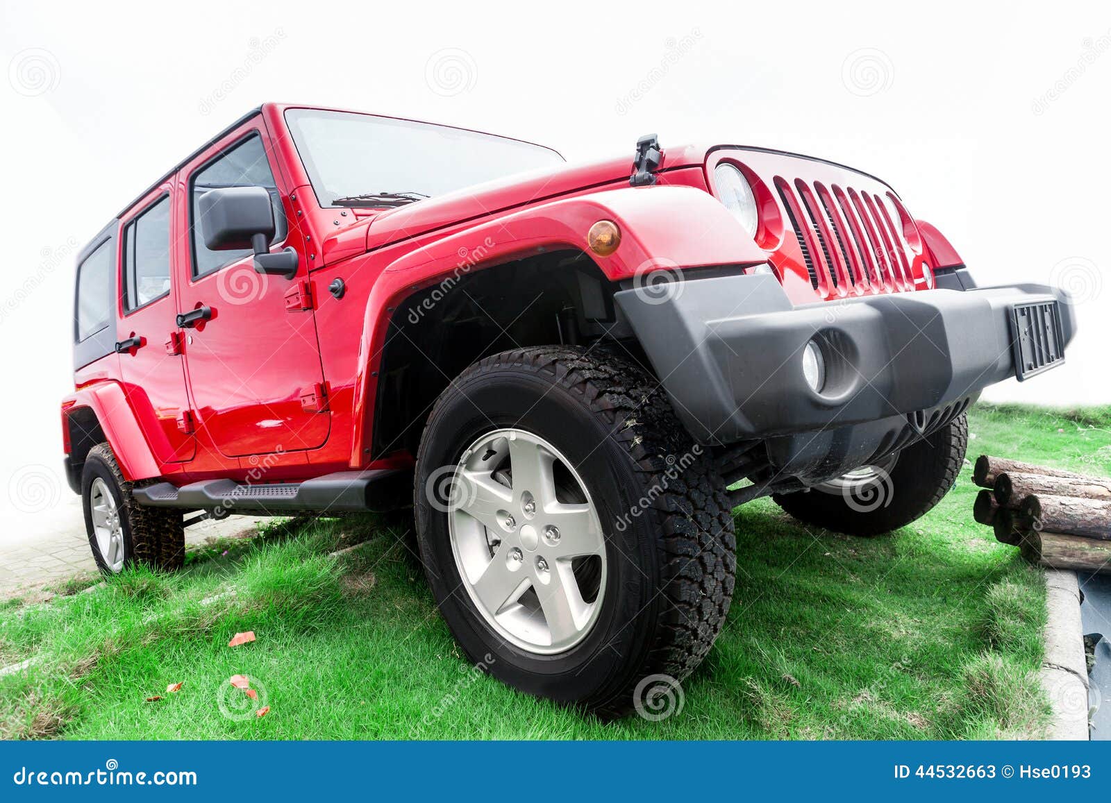 Red jeep stock image. Image of design, auto, sports, outdoor - 44532663