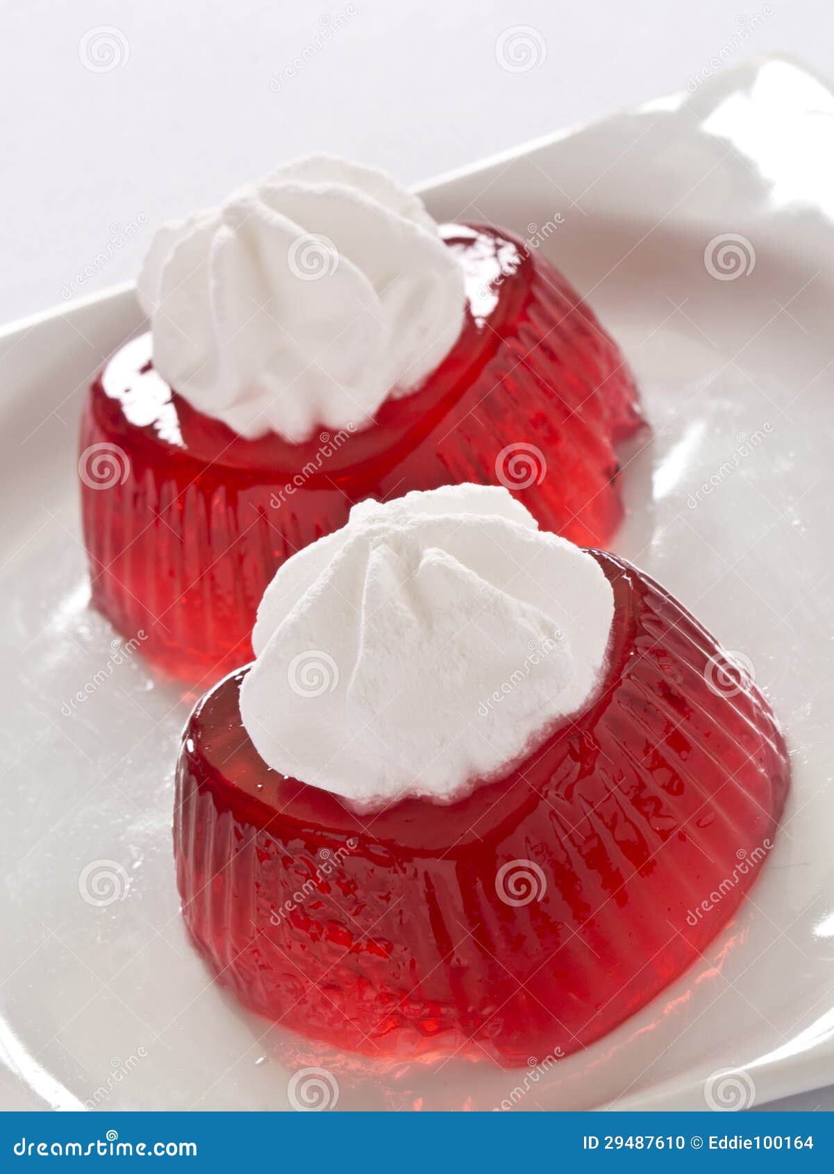 Red Jello stock photo. Image of sweet, jello, firm, fruit - 29487610
