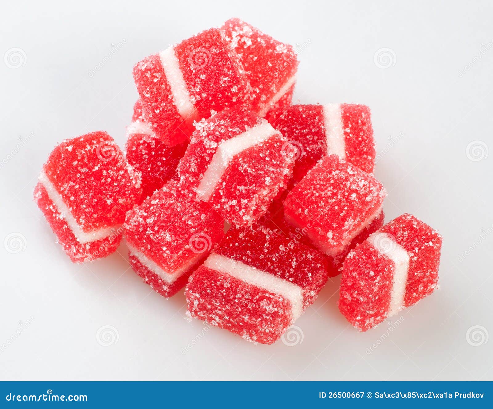 Red Jelly Candy Isolated on White Stock Image - Image of candy ...