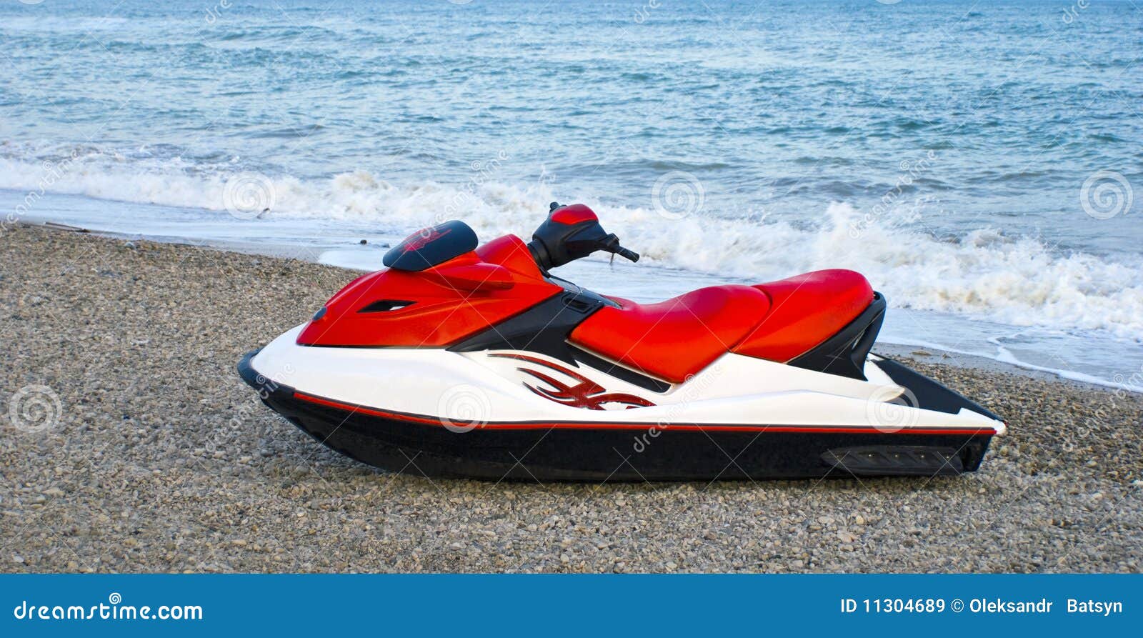 Red jet ski stock image. Image of boat, coastline, outdoors - 11304689