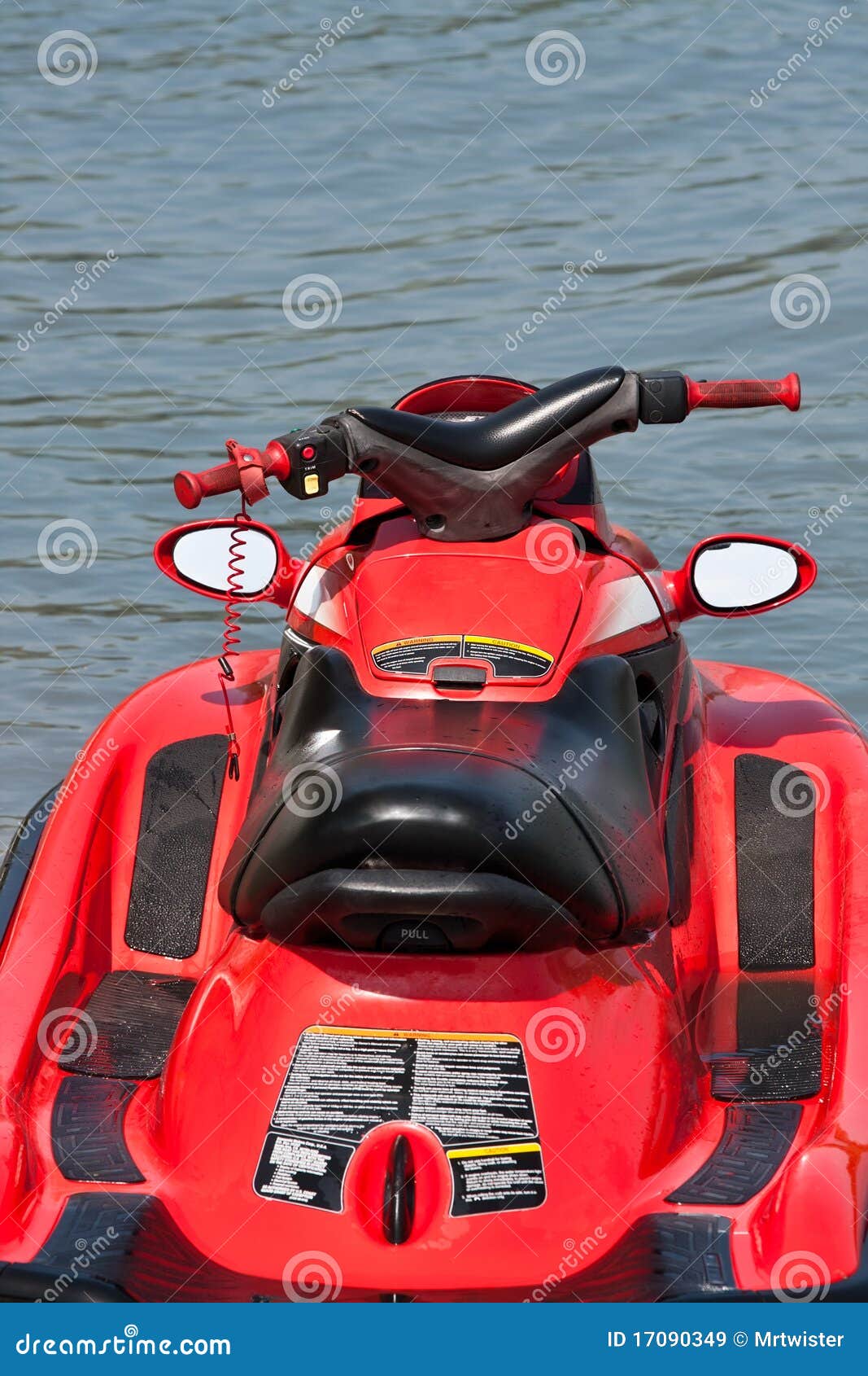 Red jet ski stock image. Image of object, leisure, vacations - 17090349