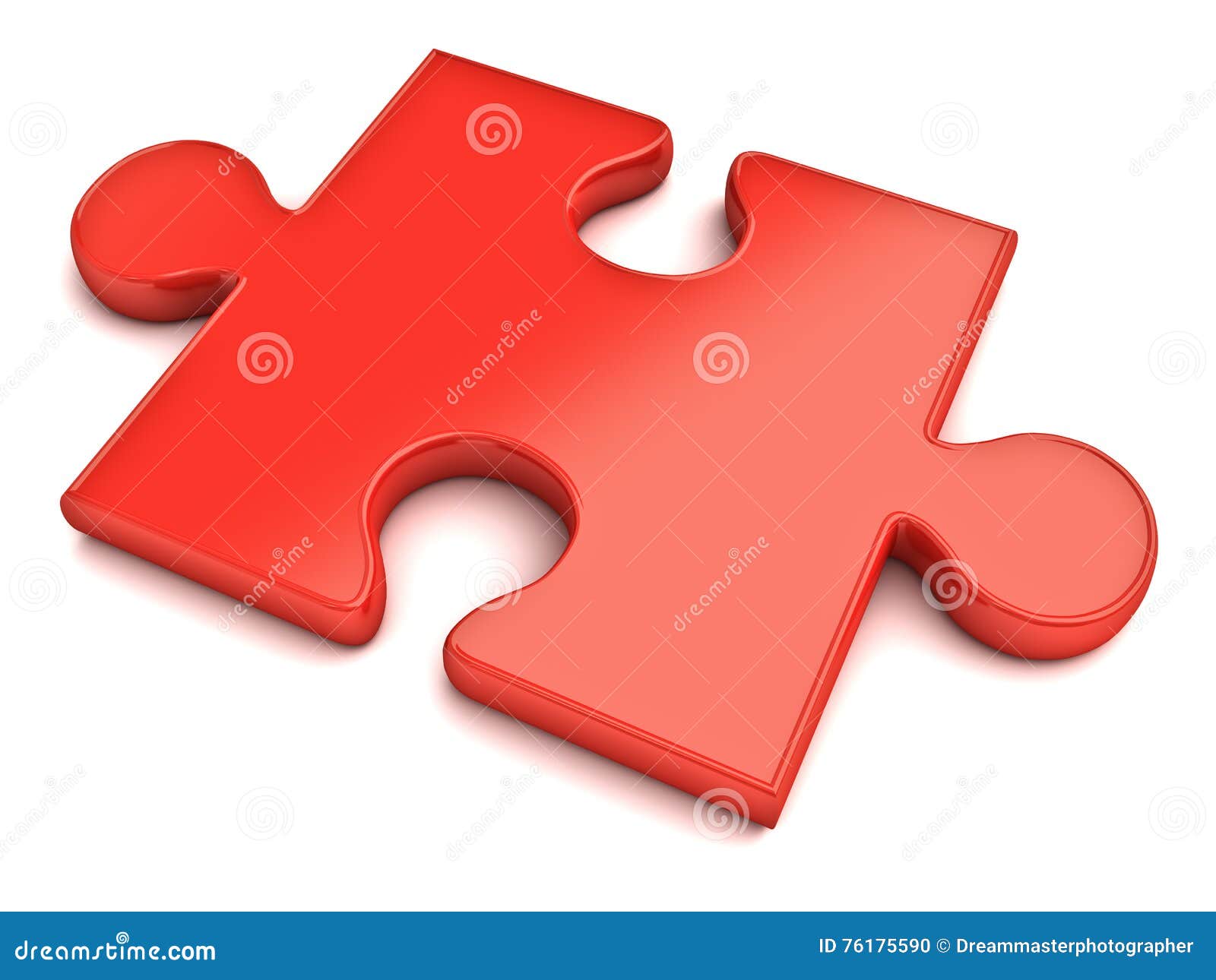 Red jigsaw puzzle piece stock illustration. Illustration of puzzle ...