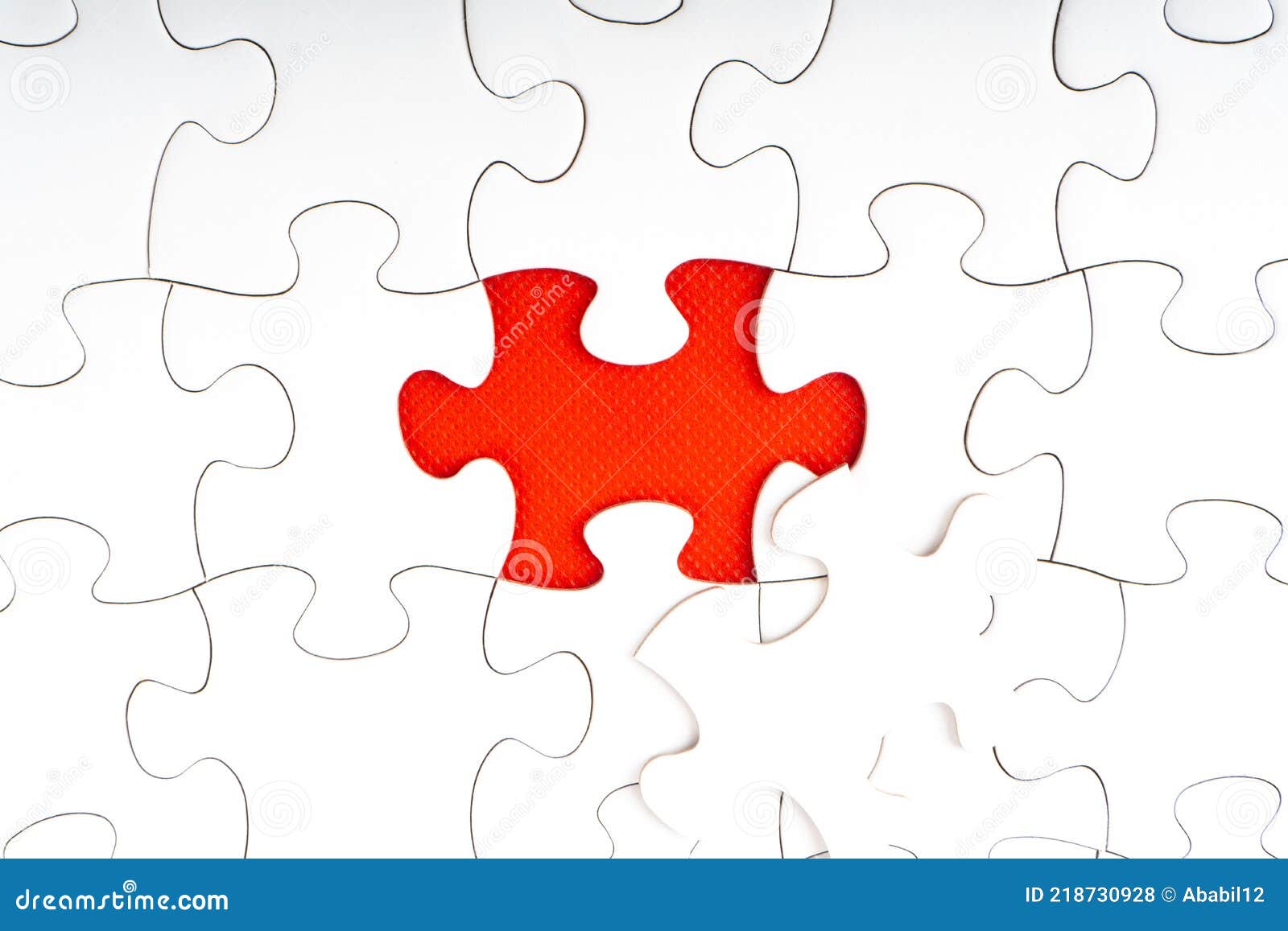 Red Jigsaw Puzzle Pieces on Red Background. Stock Photo - Image of ...