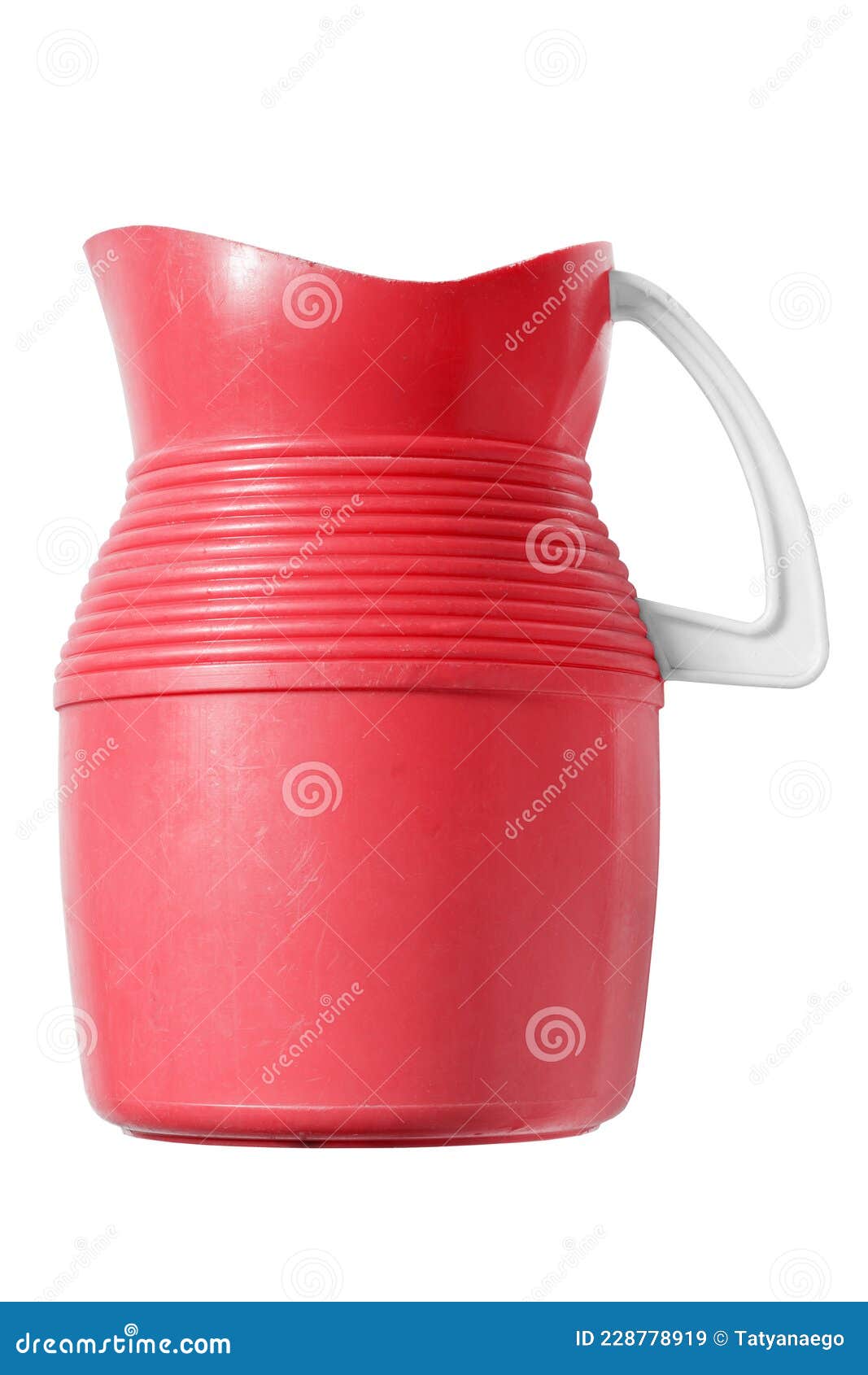 Red jug isolated stock image. Image of used, housewares - 228778919