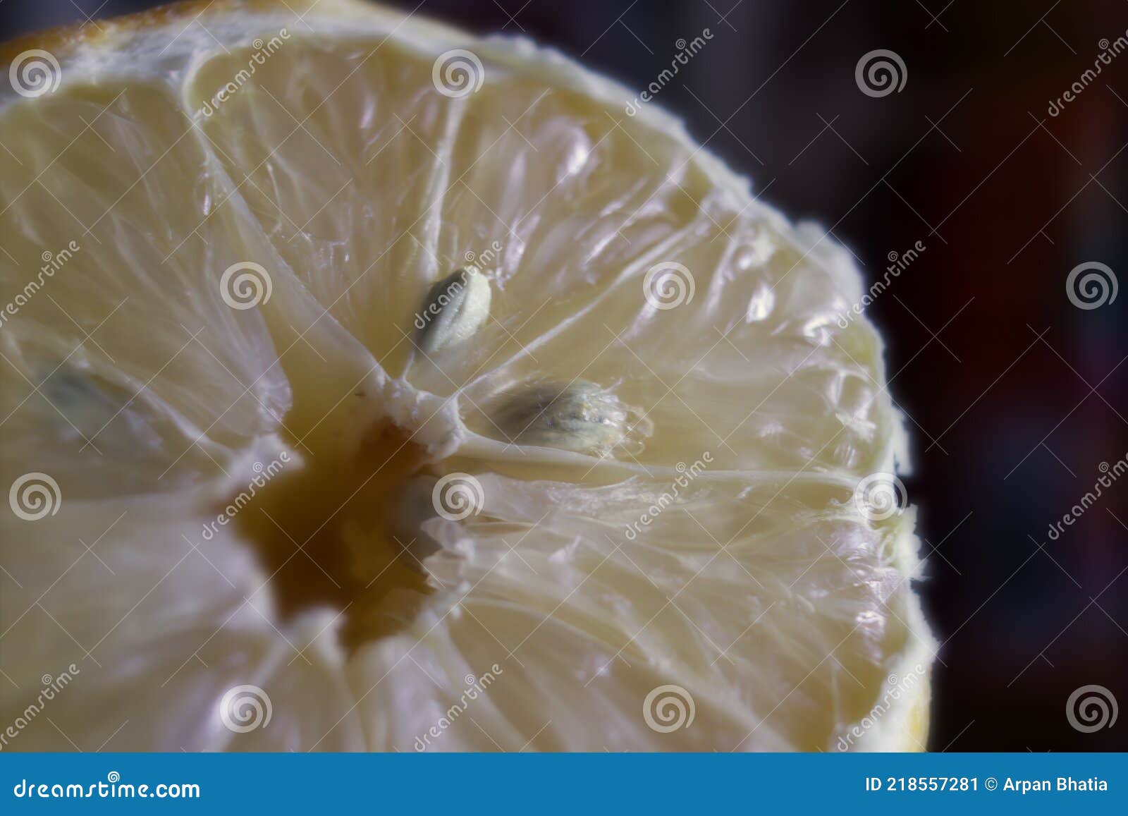 Red Juicy Cut of Lemon, Macro Background. Selective Focus of a Lime ...