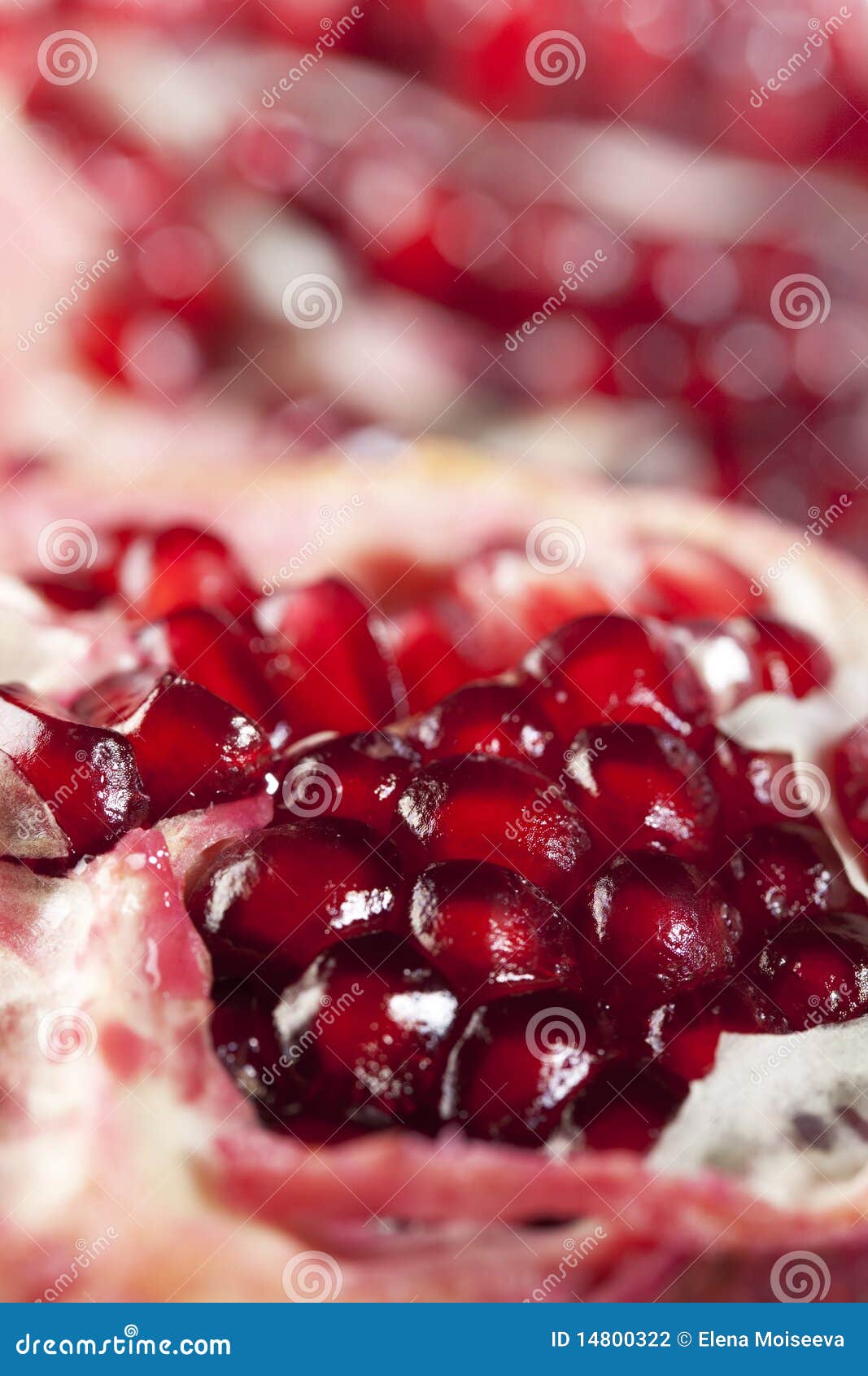 Red Juicy Pomegranate Background, Super Macro Stock Photo - Image of ...