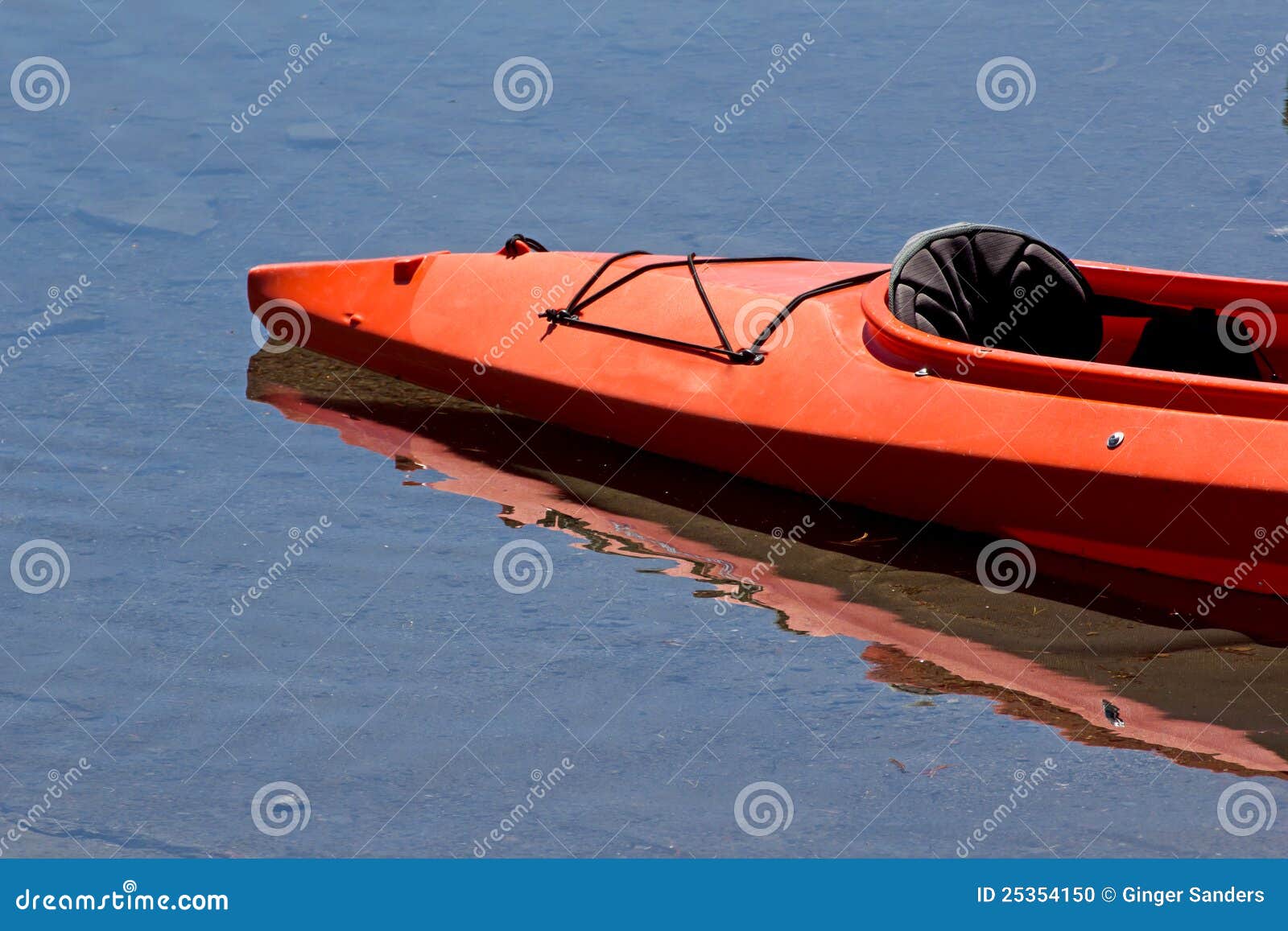 Red Kayak stock photo. Image of daylight, outside, water - 25354150