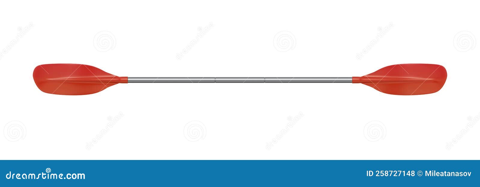Red kayak paddle stock photo. Illustration of asymmetric - 258727148