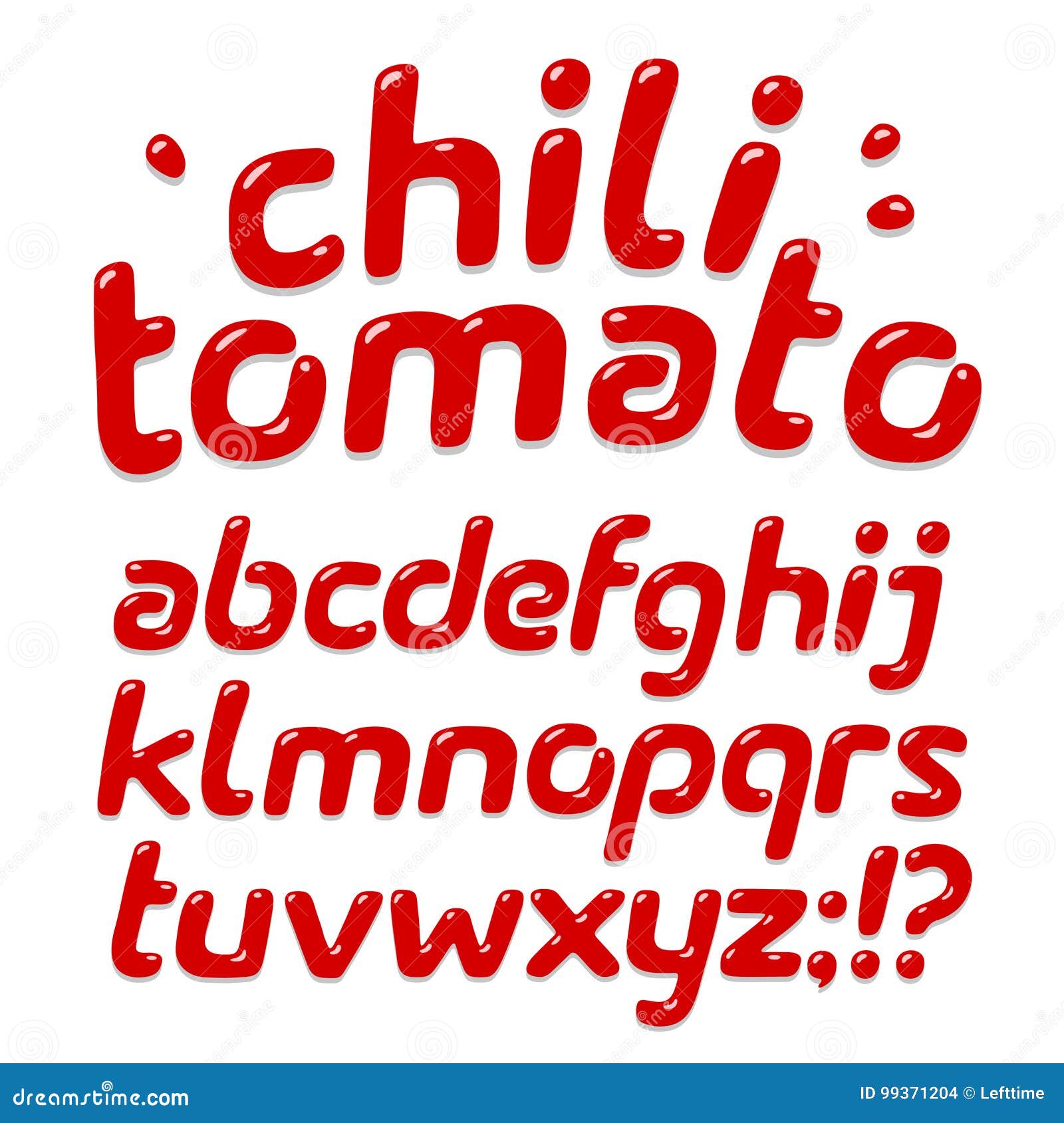 Ketchup Alphabet Royalty-Free Stock Photography | CartoonDealer.com ...