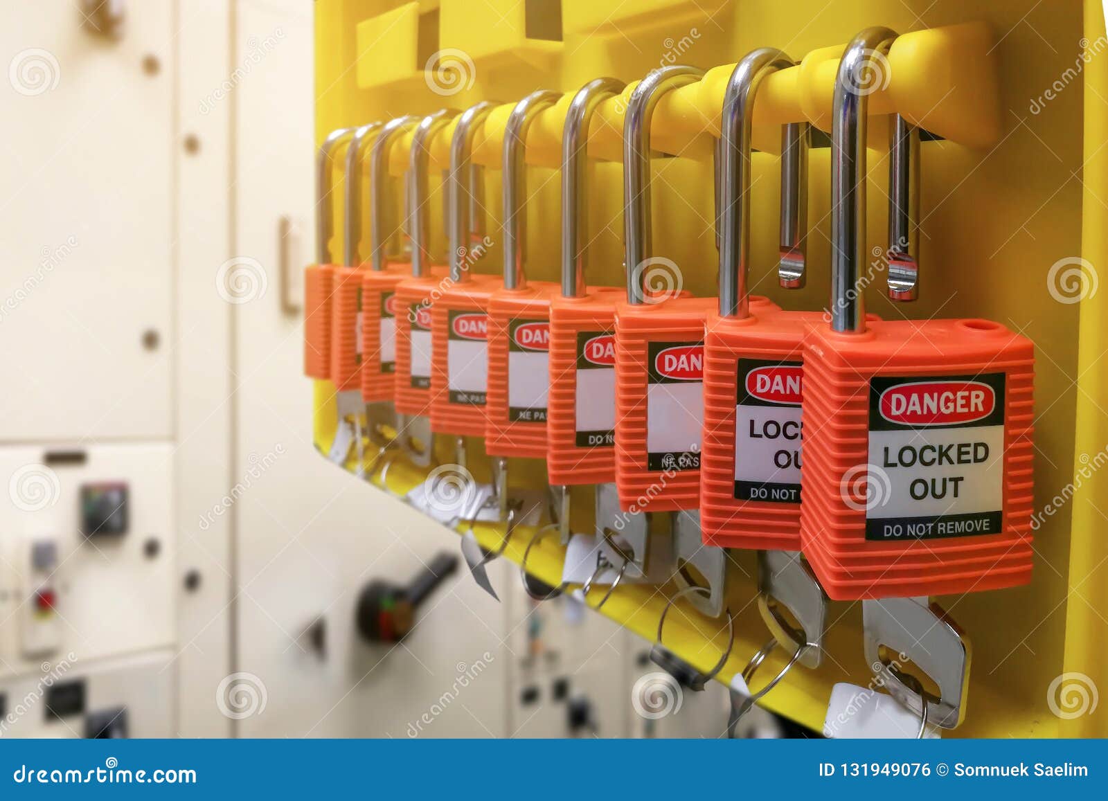 Red Key Lock and Tag for Process Cut Off Electrical,the Toggle T Stock ...