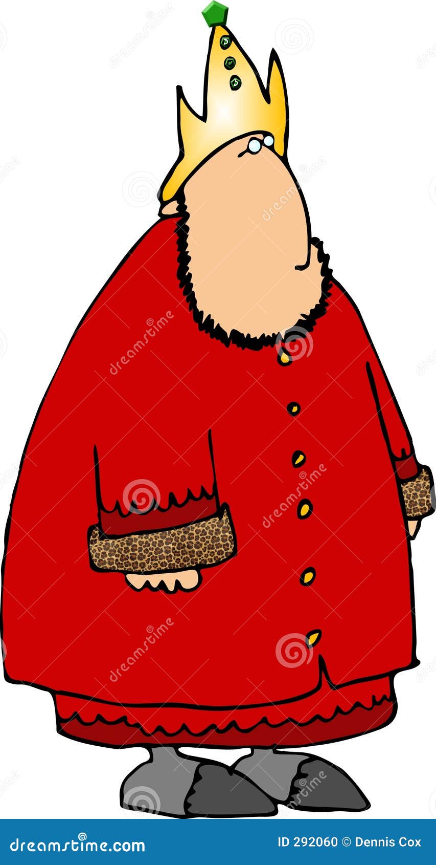 Red King stock illustration. Illustration of kingdom, crown - 292060