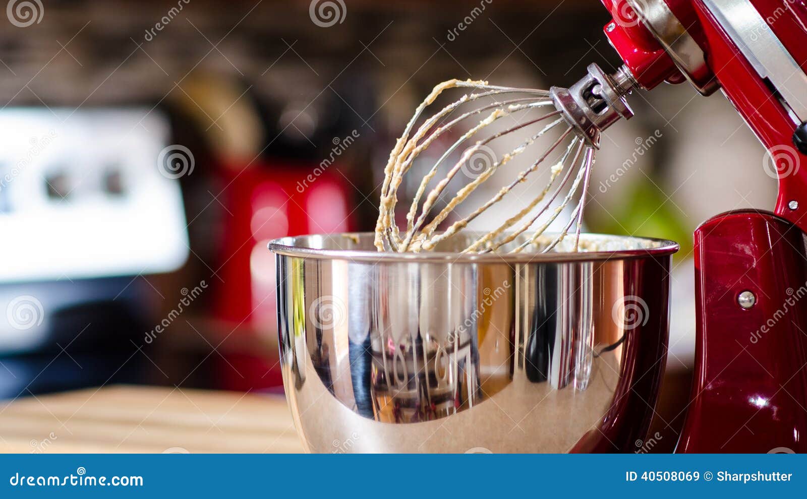 Red Kitchen Appliance stock image. Image of batter, kitchen - 40508069
