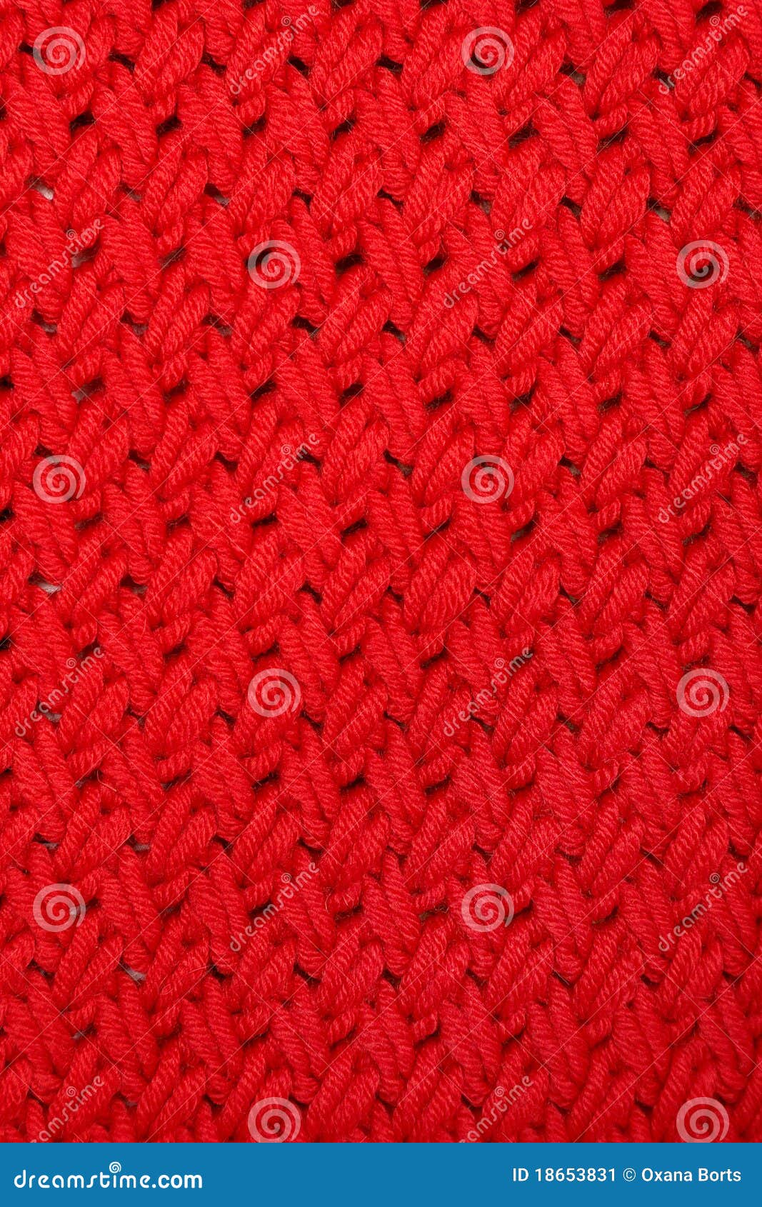 Red knitted fabric. stock image. Image of diagonal, fiber - 18653831