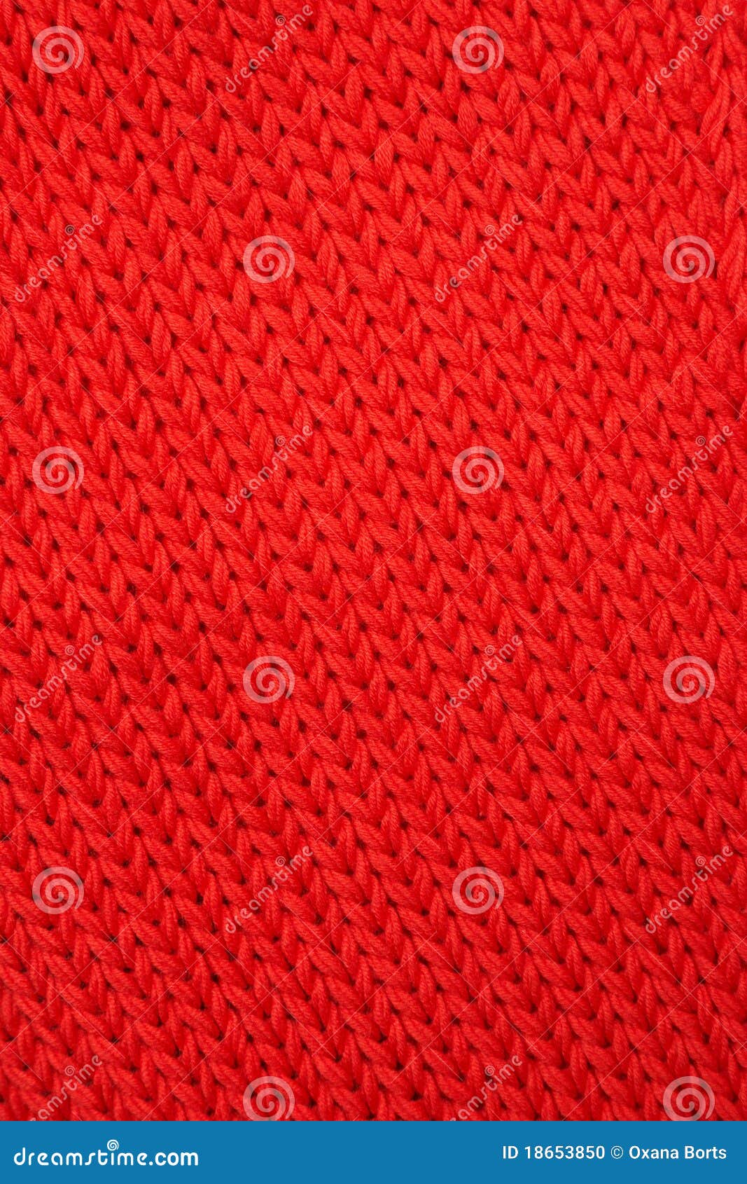Red knitted fabric. stock photo. Image of material, knitwork - 18653850