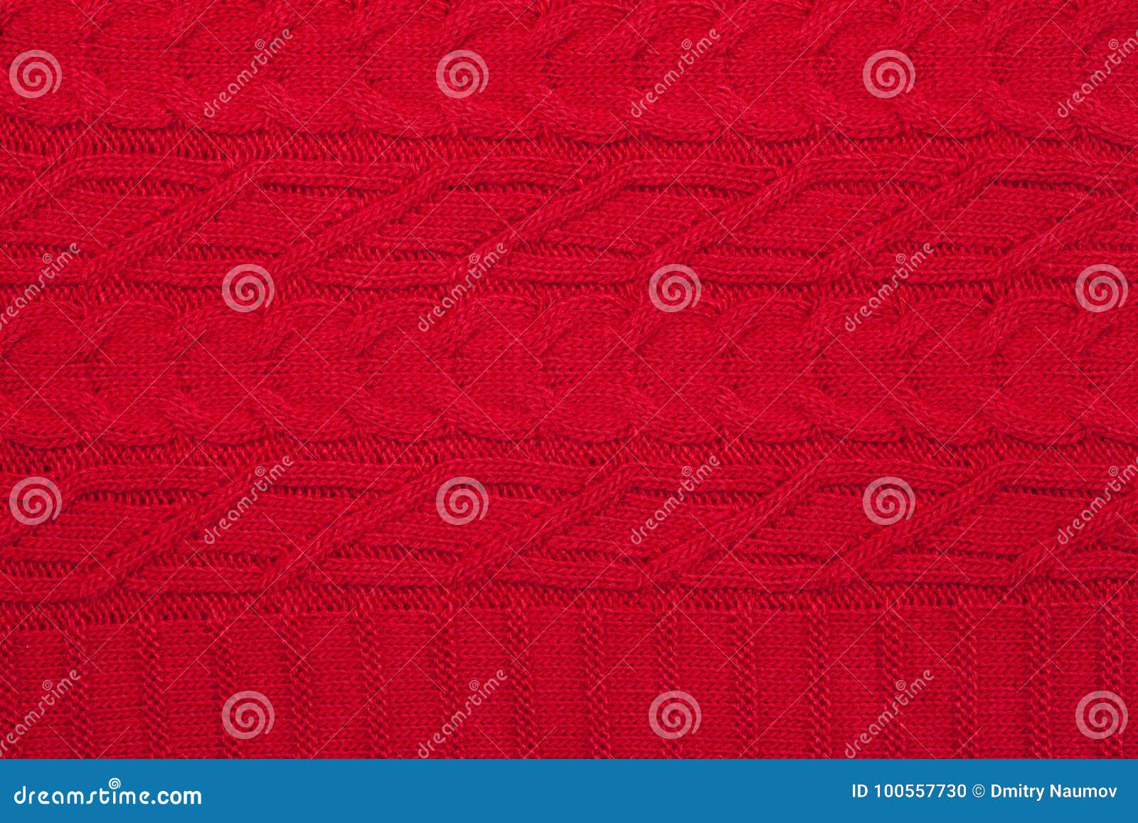Red Knitted Fabric Cloth Ornament Stock Photo - Image of cloth, weave ...